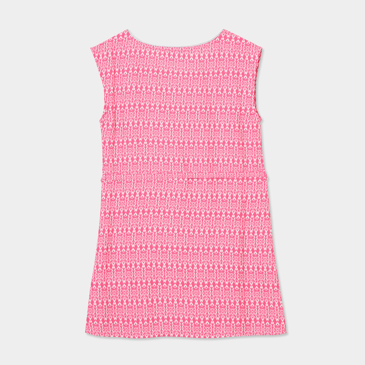 Robe fluide ceinturée rose fushia fille | La Halle