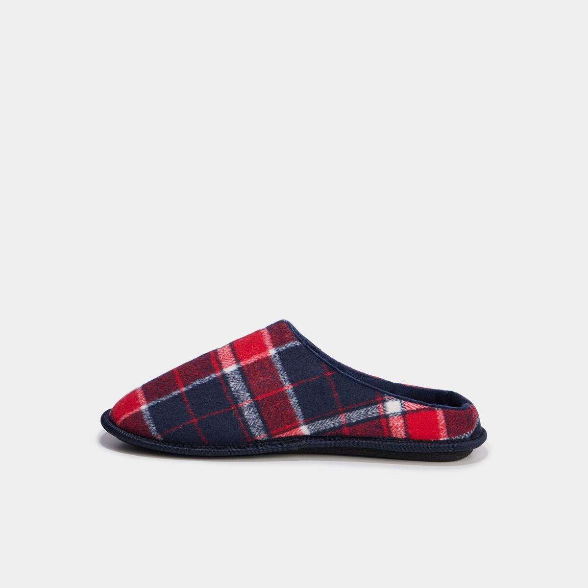 Chaussons mules rouge homme | La Halle