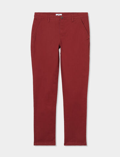 Soldes pantalon homme Rouge | La Halle