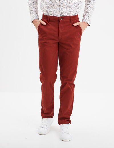 Soldes pantalon homme Rouge | La Halle