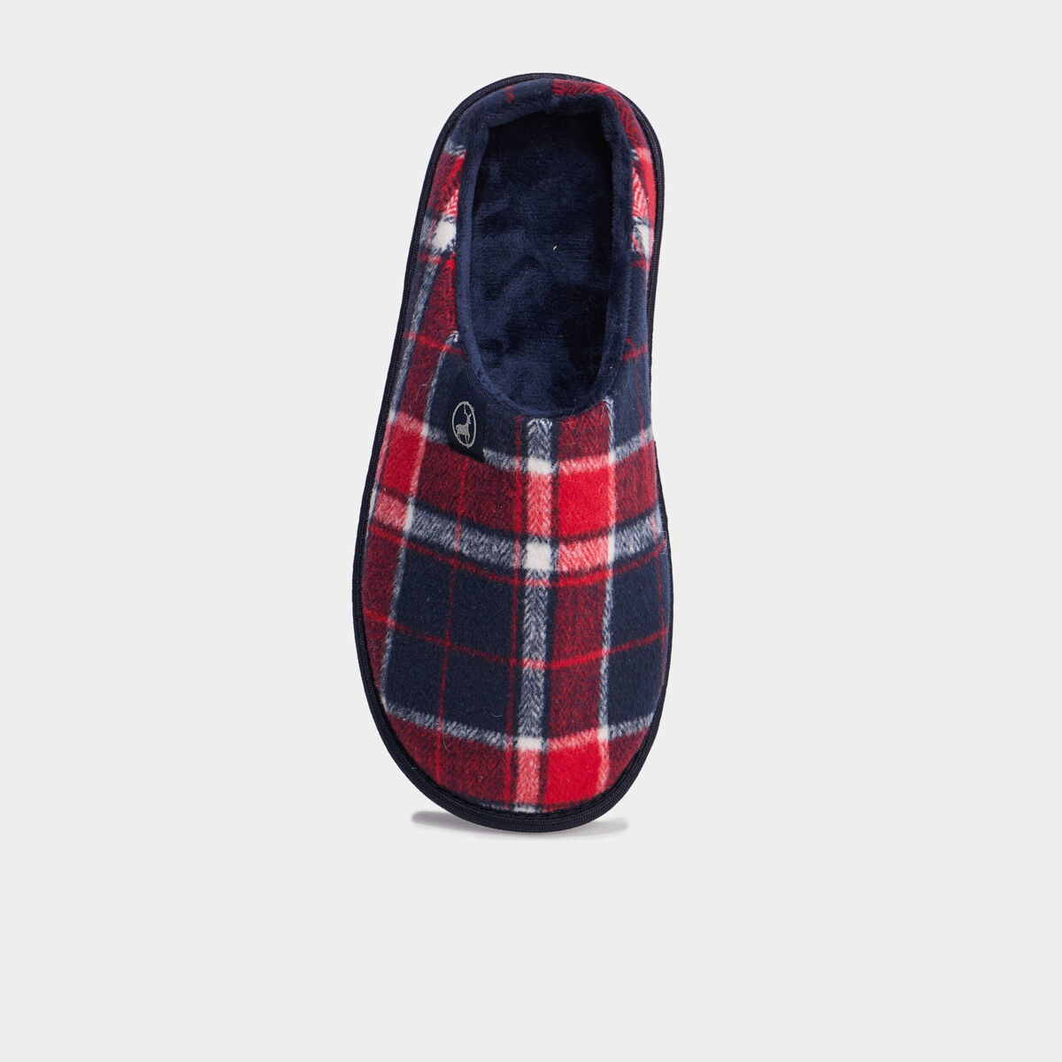 Chaussons mules rouge homme | La Halle