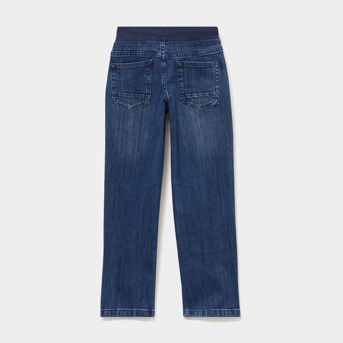 Jeans regular taille élastiquée denim stone garçon | La Halle