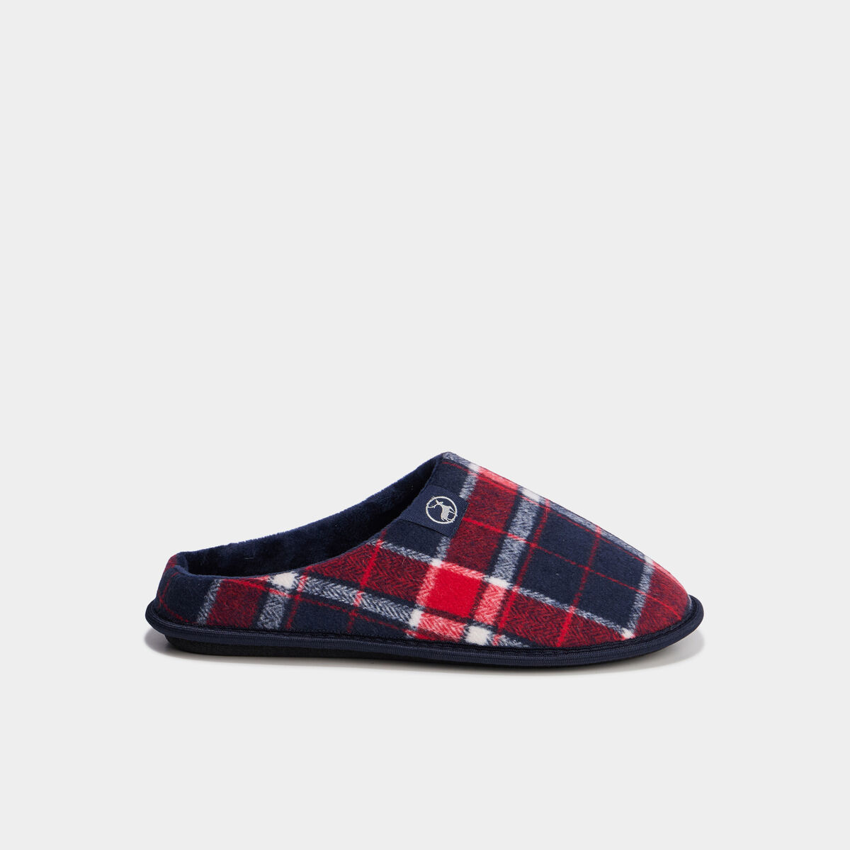 Chaussons mules rouge homme | La Halle