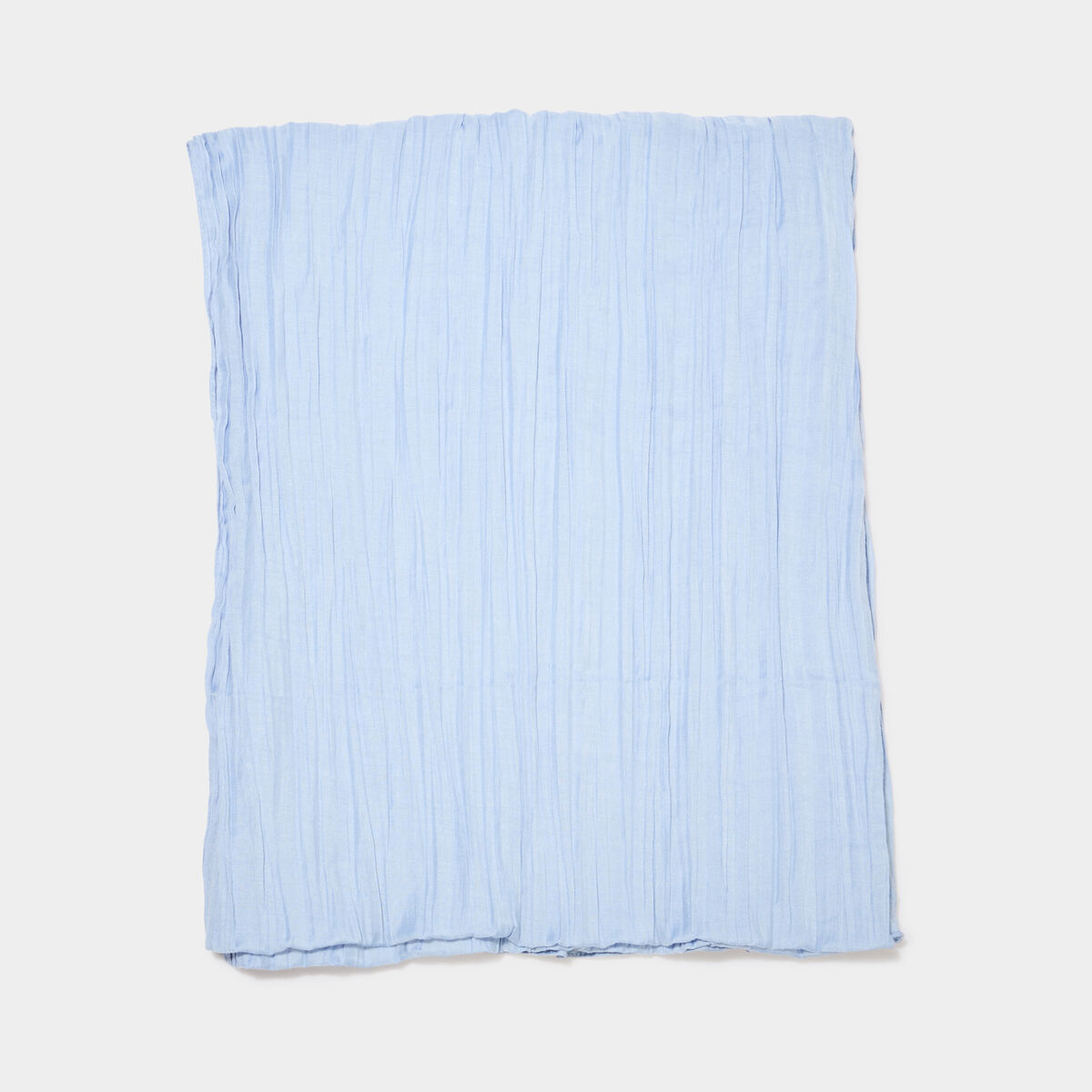 Foulard aspect froissé bleu clair femme | La Halle