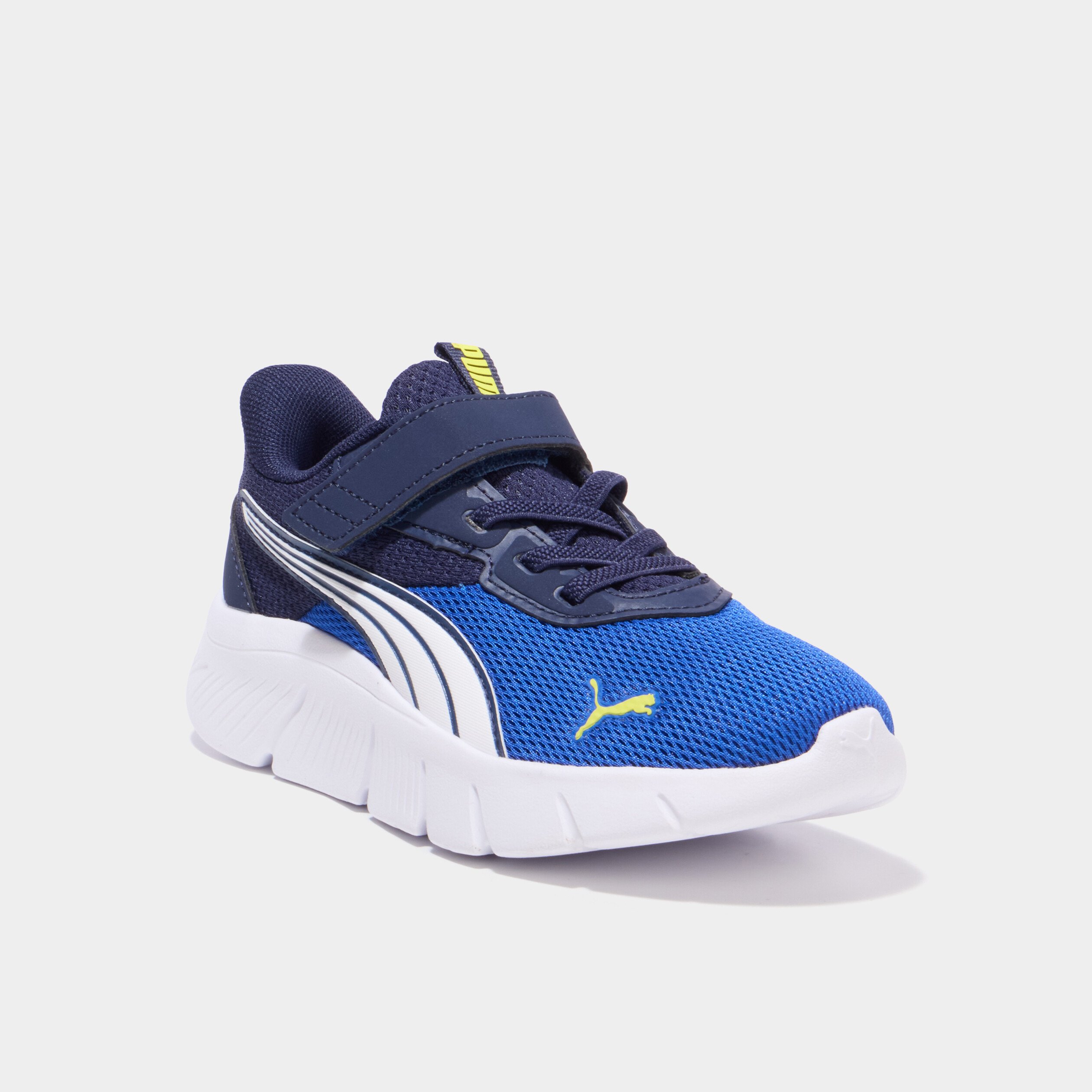 Baskets running scratchs Puma FlexFocus bleu foncé garçon | La Halle