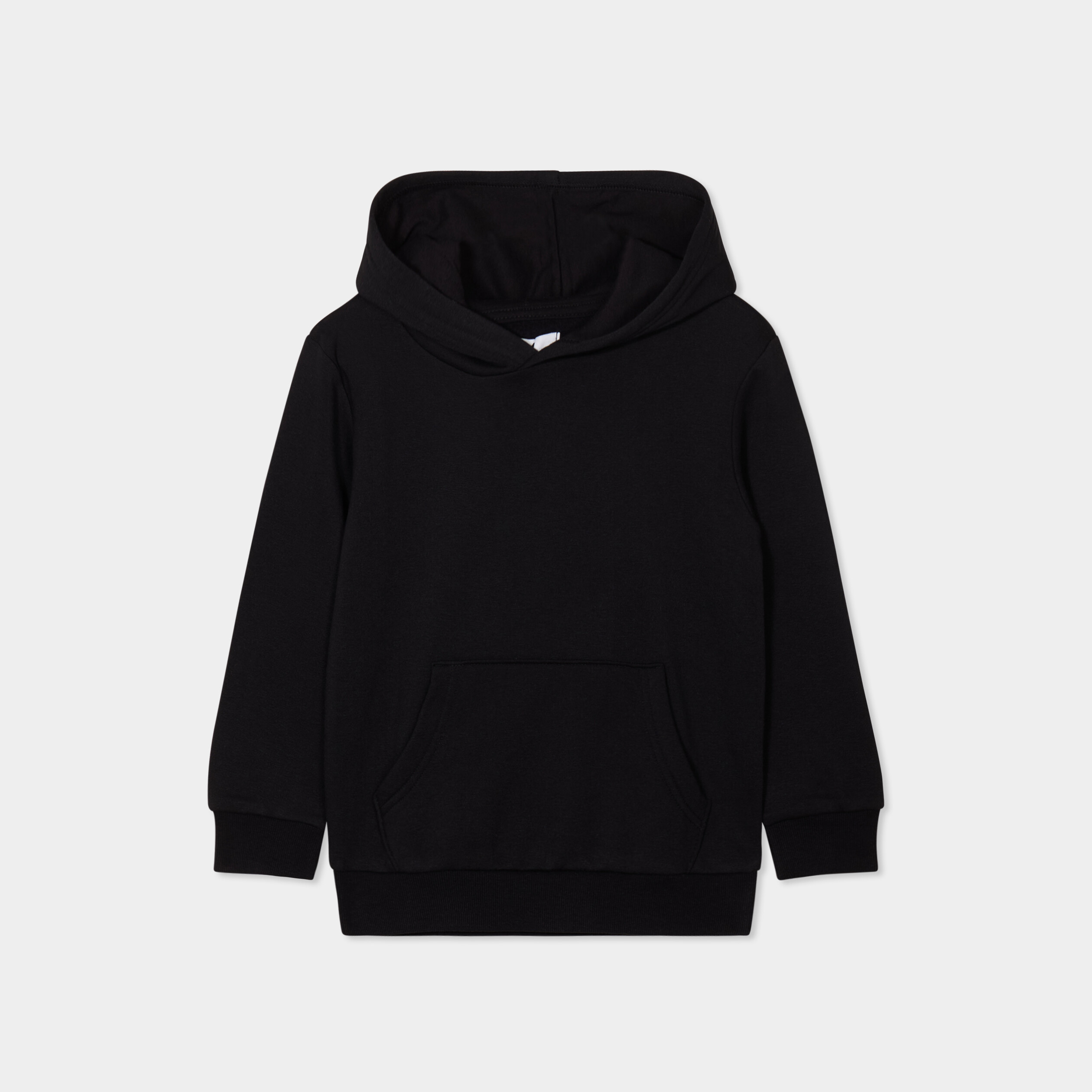Sweat à capuche hoodie oversize noir garçon | La Halle