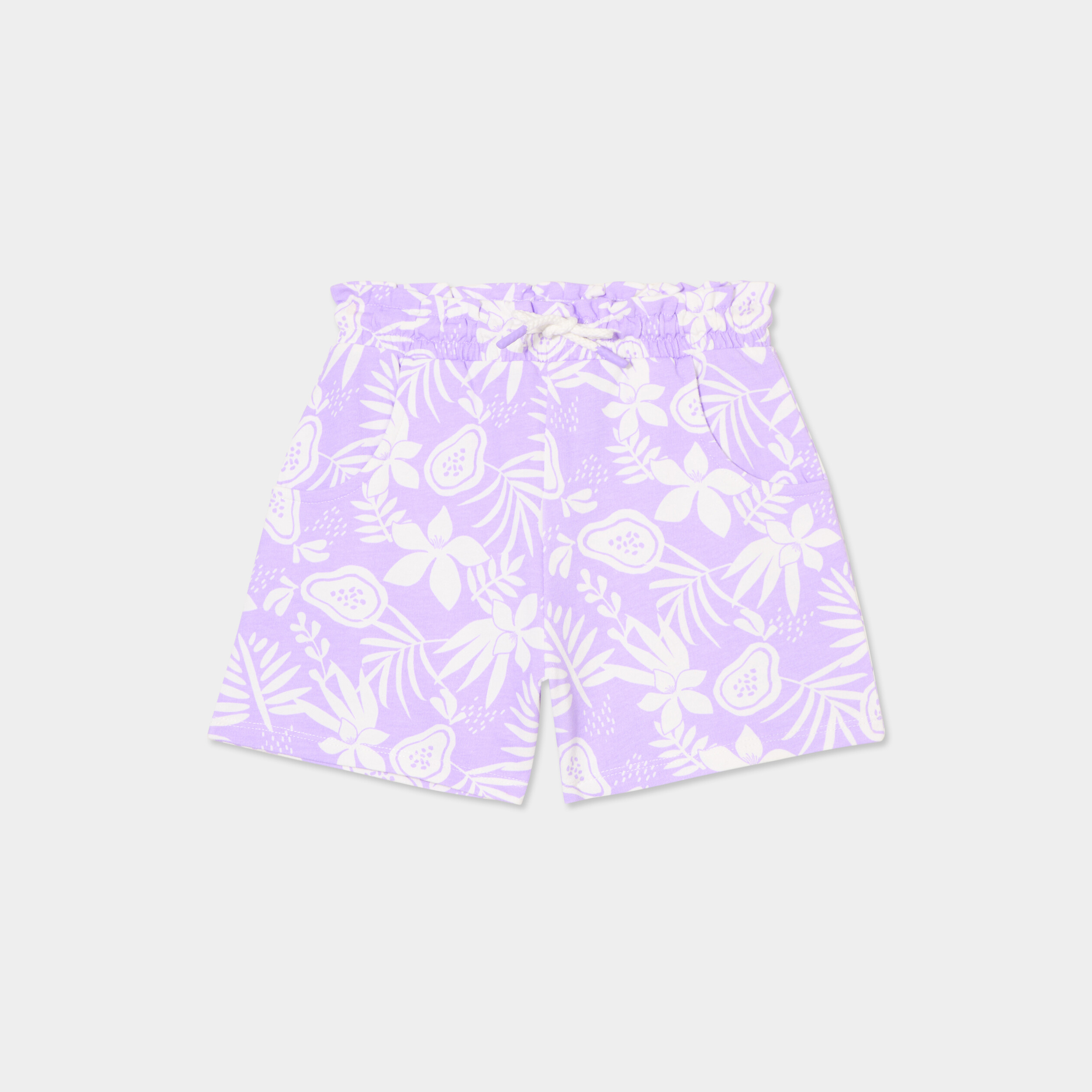 Short jogging slouchy parme fille | La Halle