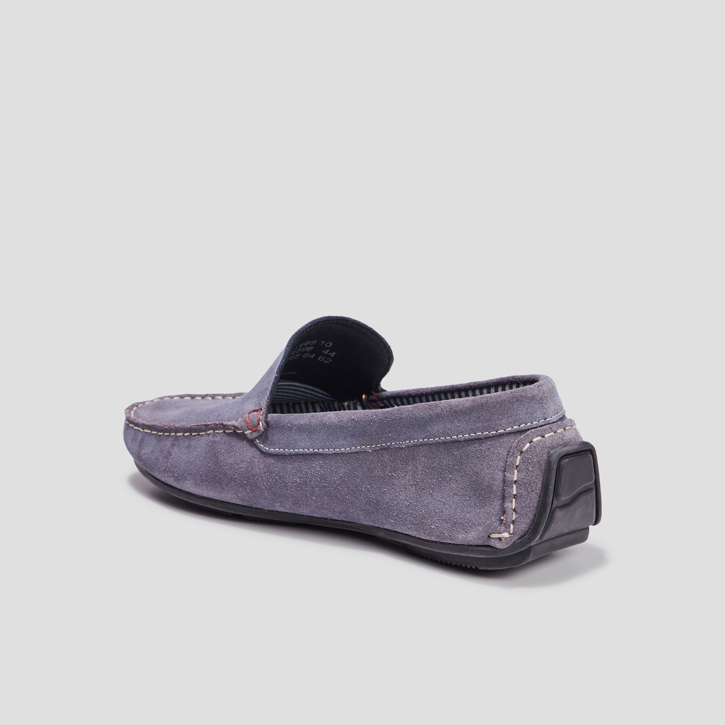 Mocassins en cuir bleu homme | La Halle Mocassins en cuir bleu homme | La Halle
