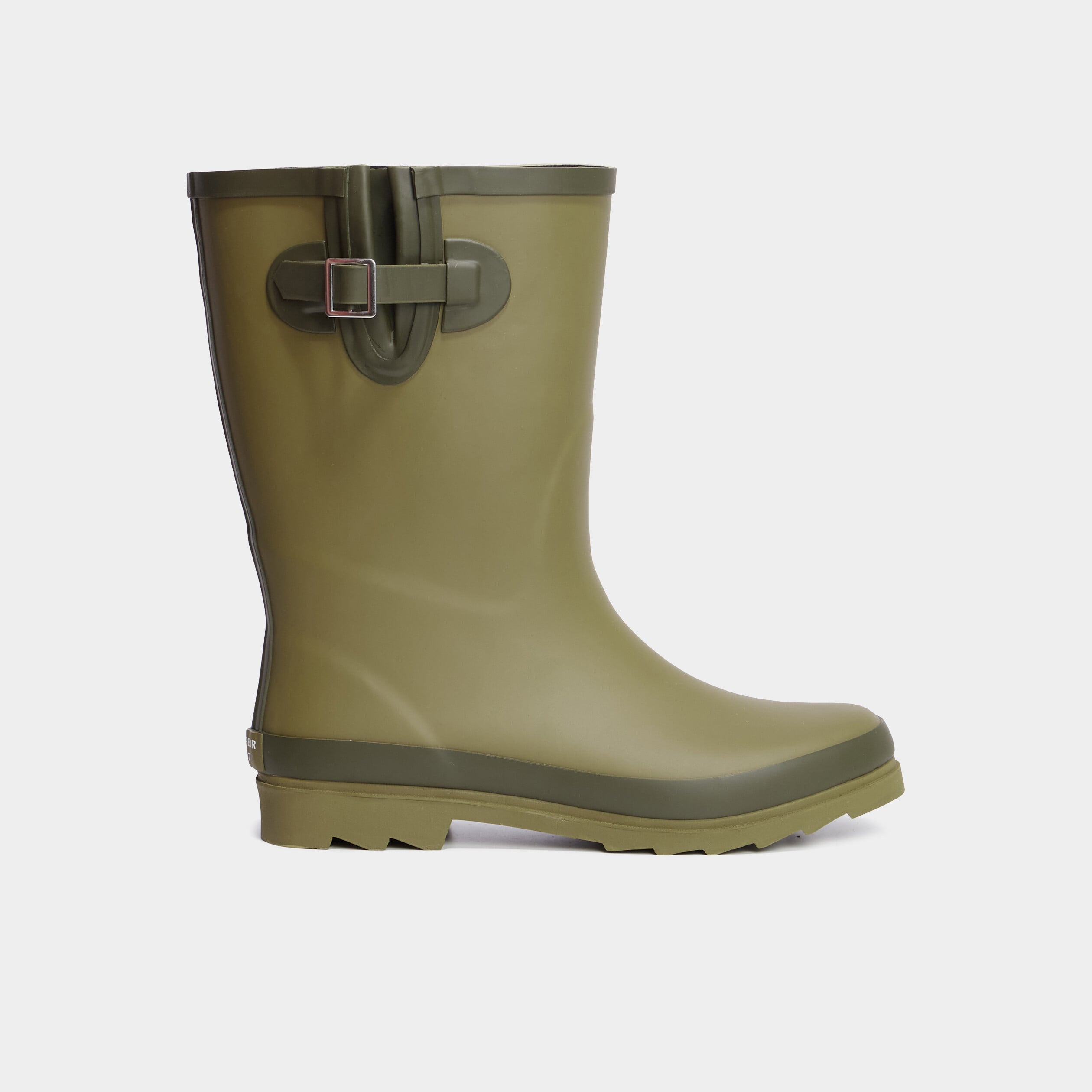 Bottes de pluie avec brides vert kaki homme | La Halle