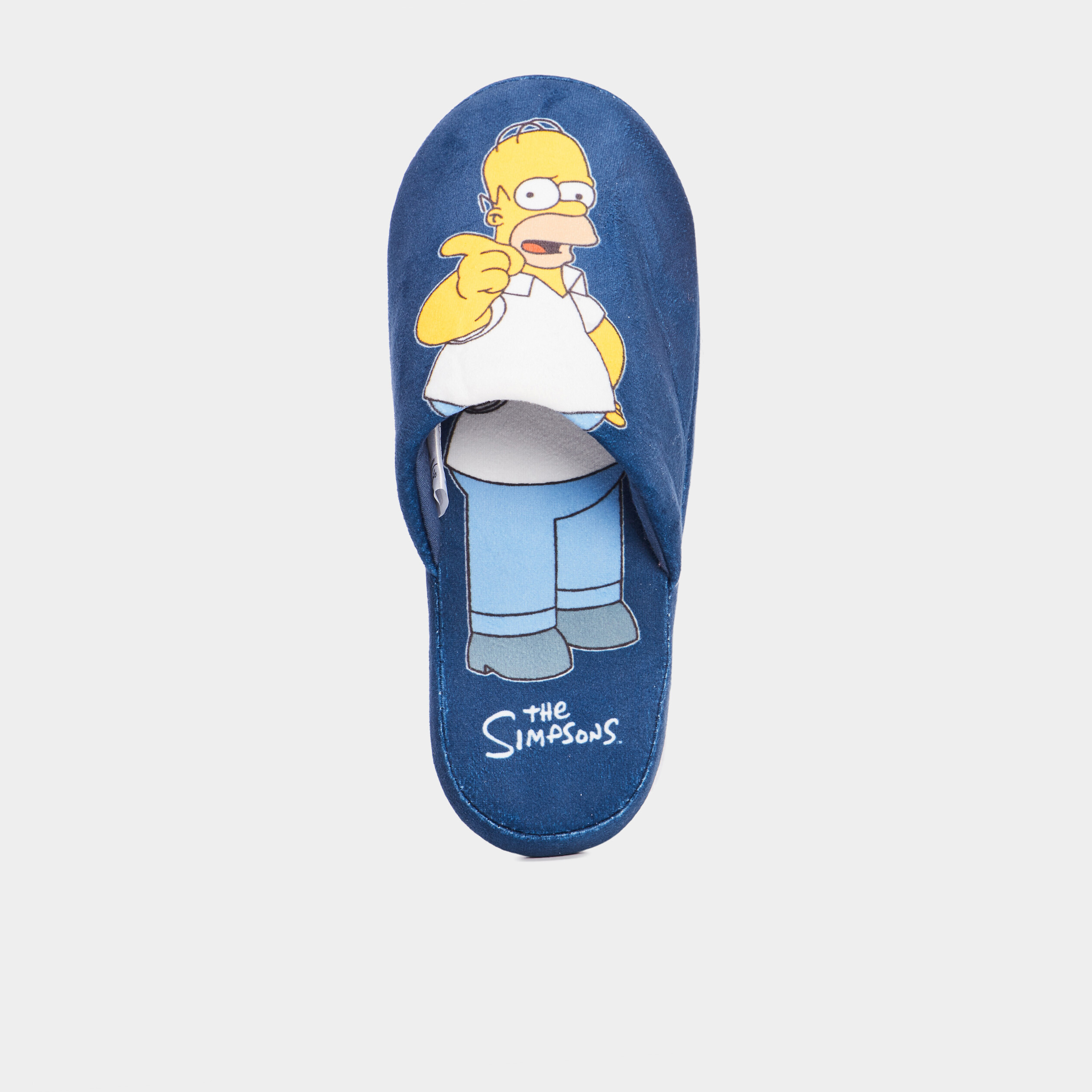 Chaussons mules Les Simpson Homer multicolore homme | La Halle