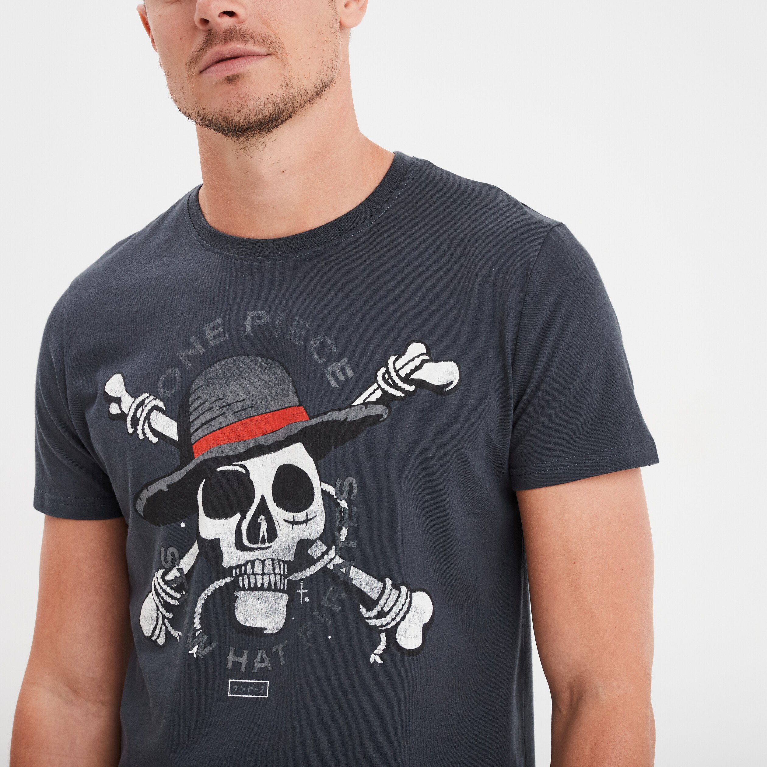 Ensemble pyjama short One Piece noir homme | La Halle