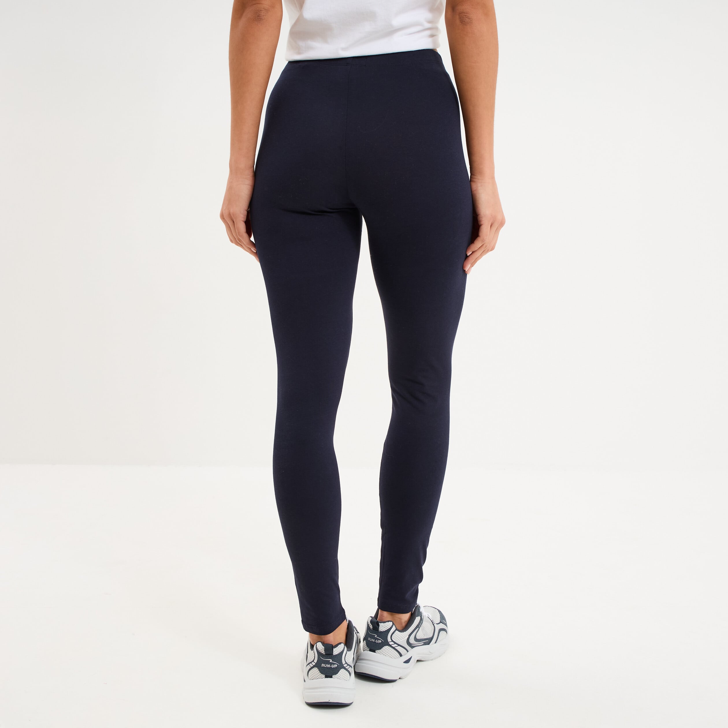Legging taille haute bleu marine femme | La Halle