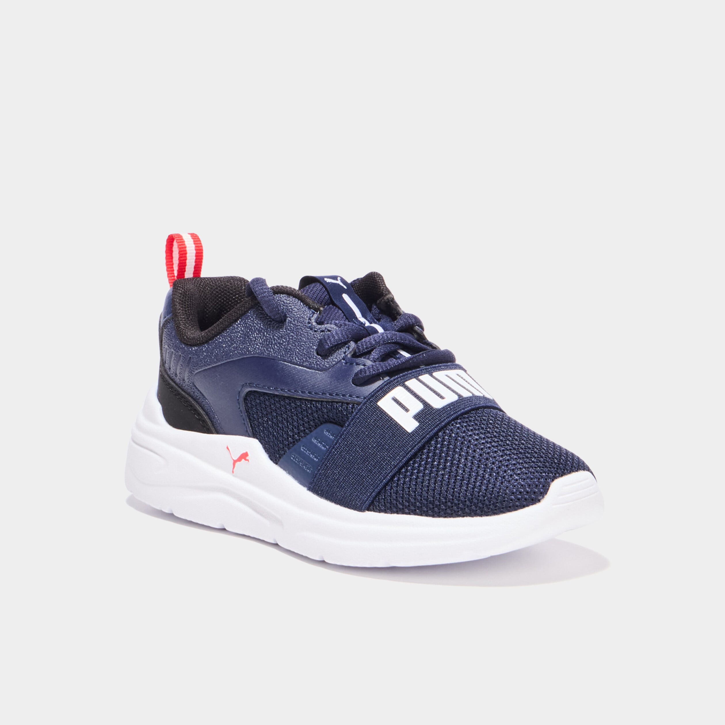 Baskets running Puma WIRED 2 bleu marine garçon | La Halle