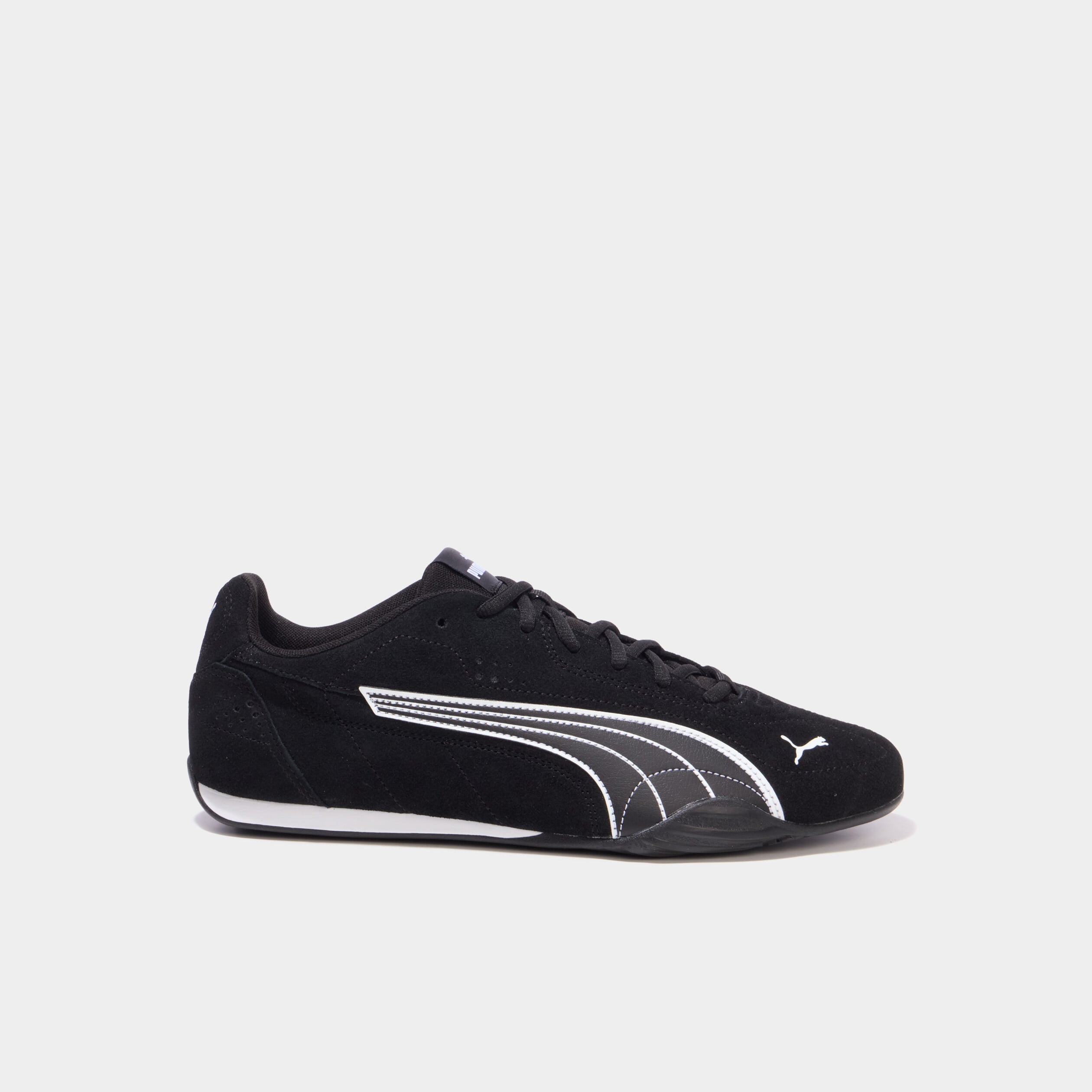Baskets running en cuir Puma Catch SD noir homme | La Halle