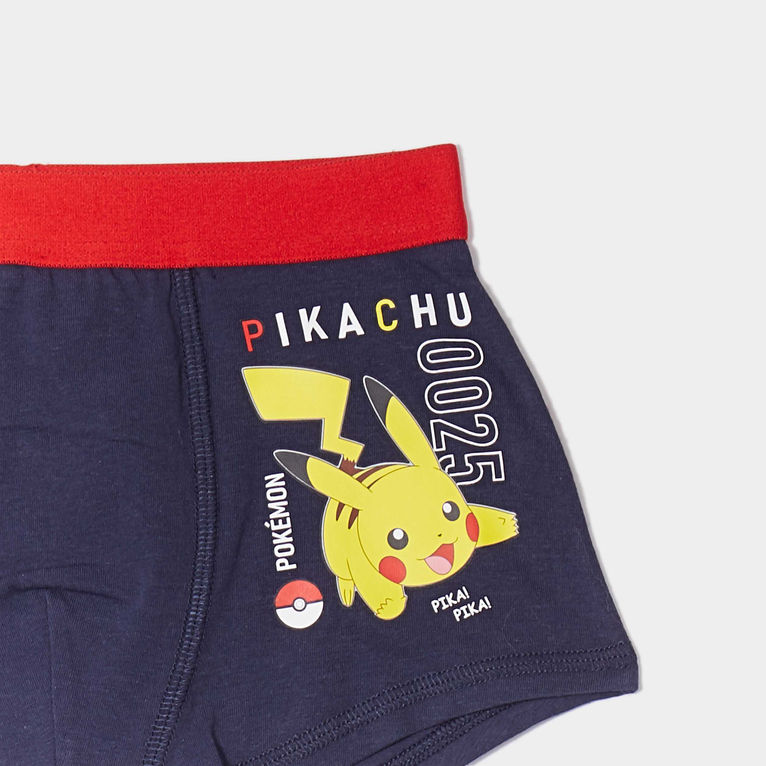 Lot 2 boxers coton Pokémon Pikachu bleu garçon | La Halle