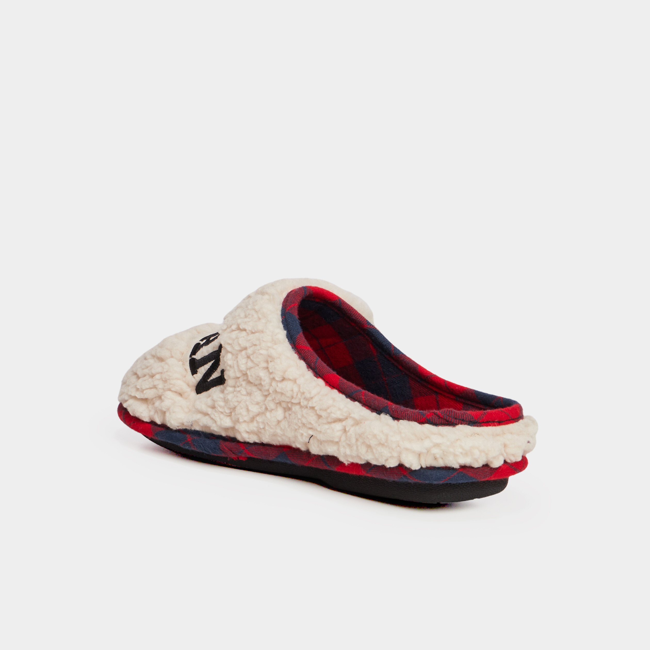 Chaussons mules Noël sable femme | La Halle