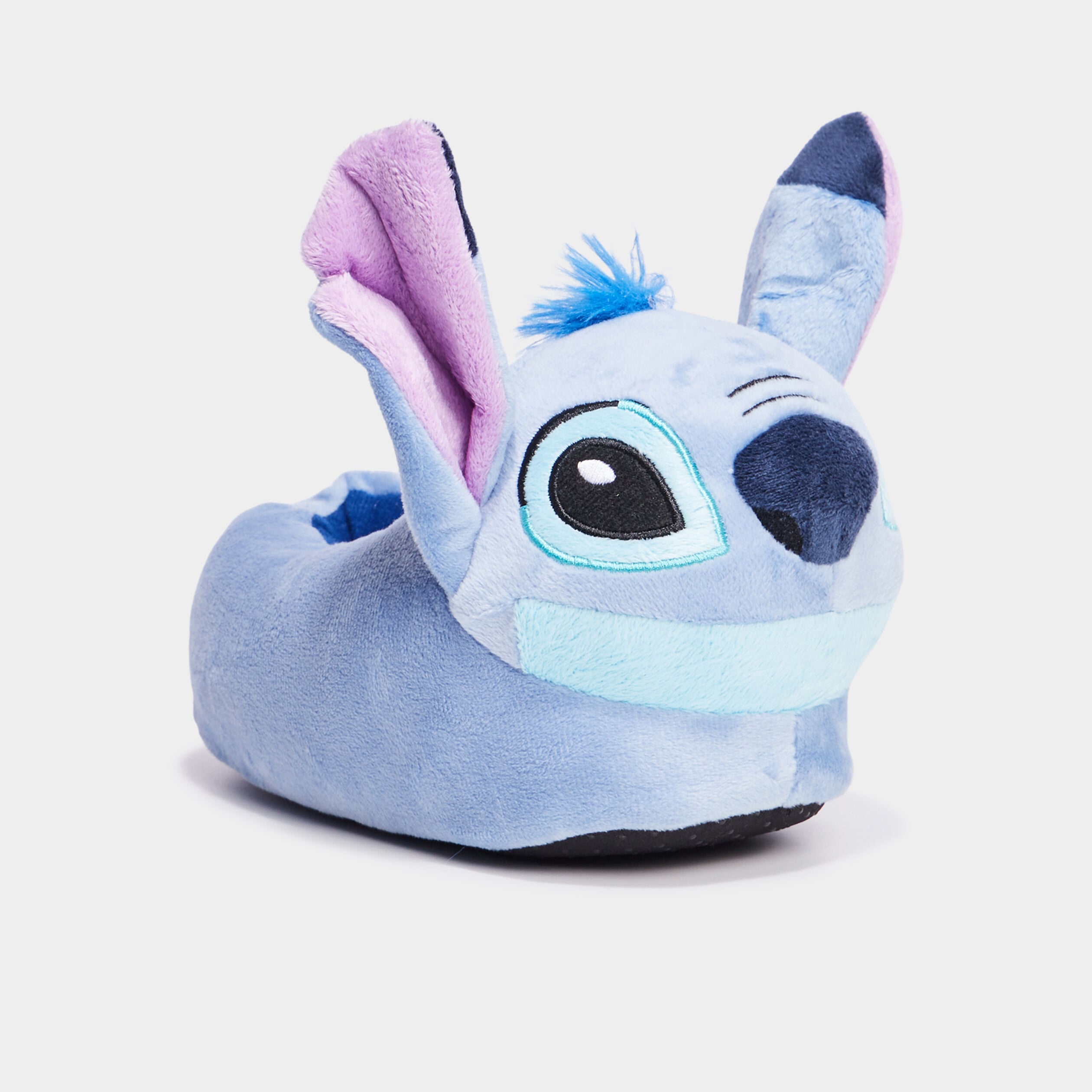 Chaussons aspect velours Stitch bleu fille | La Halle