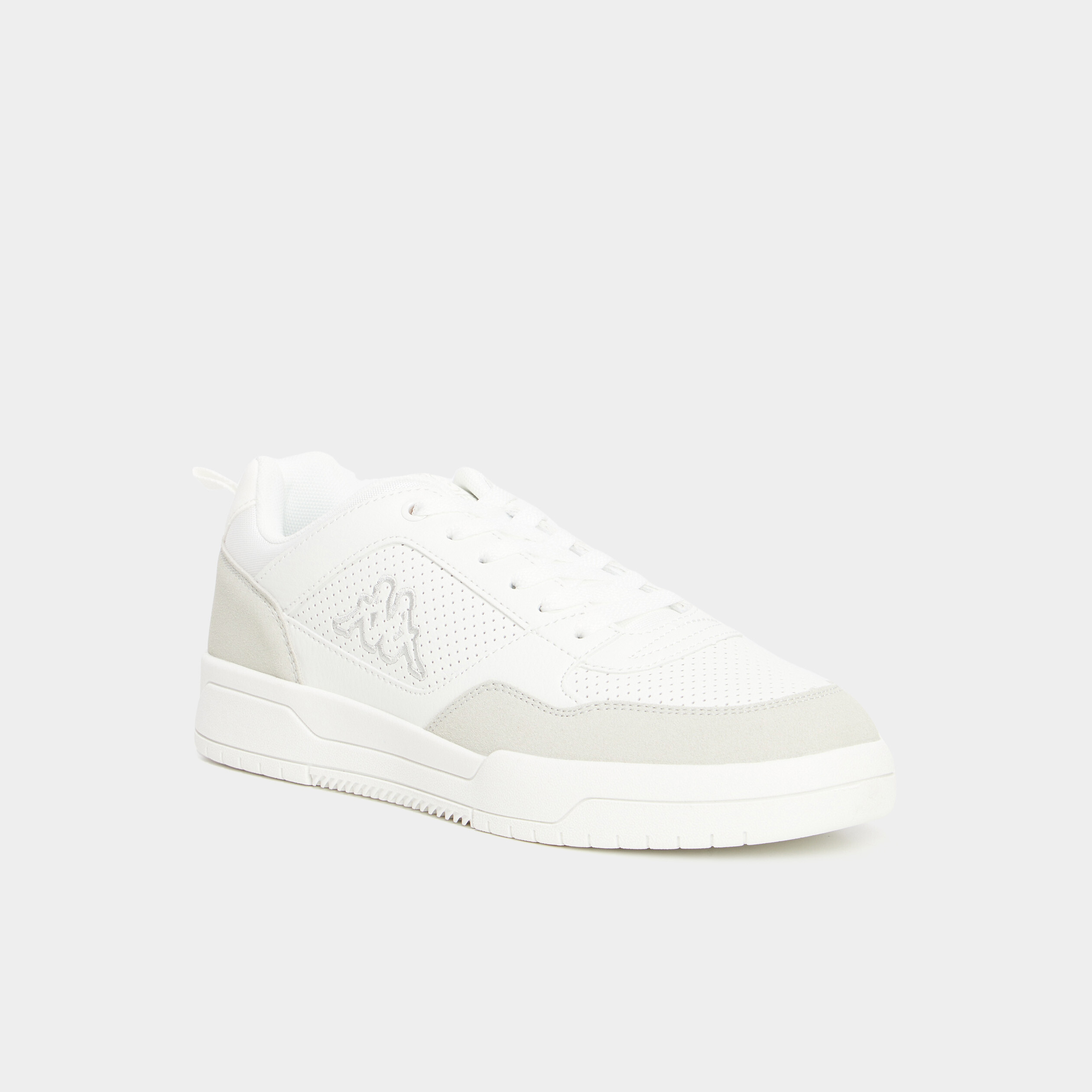 Tennis basses à lacets Kappa blanc homme | La Halle