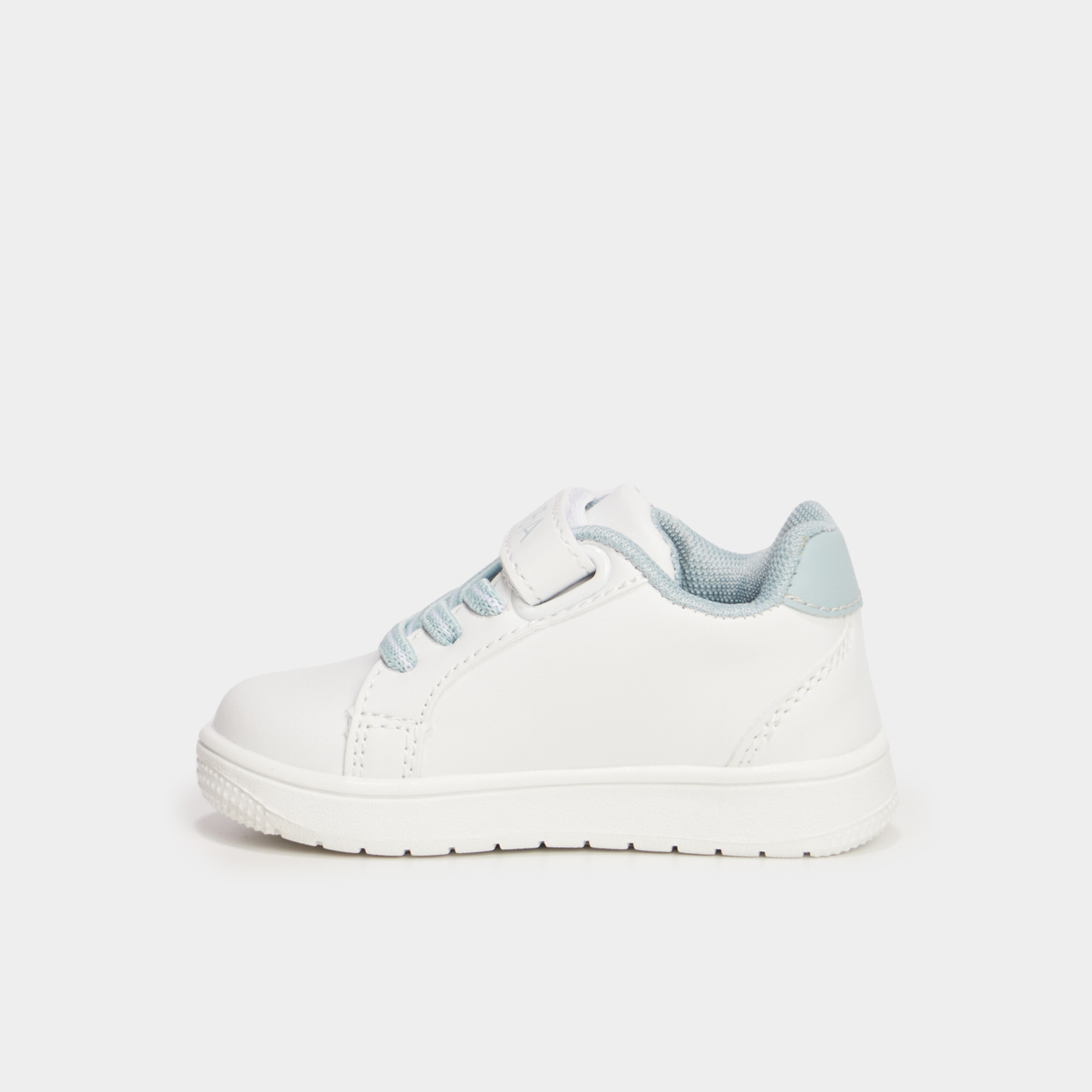 Tennis basses à scratchs Le Roi lion blanc bébé garçon | La Halle