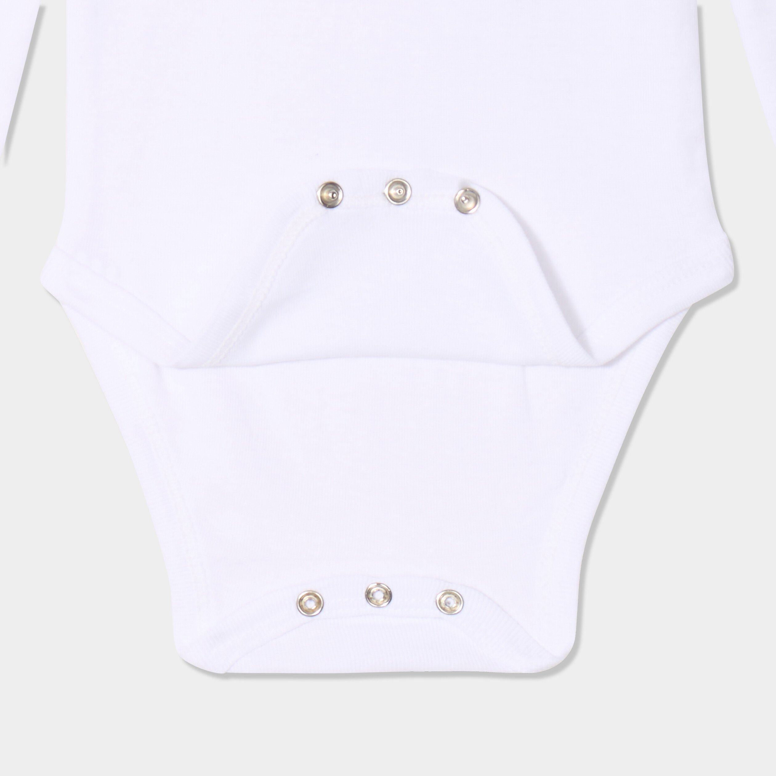 Body US en coton effet velours blanc bébé | La Halle