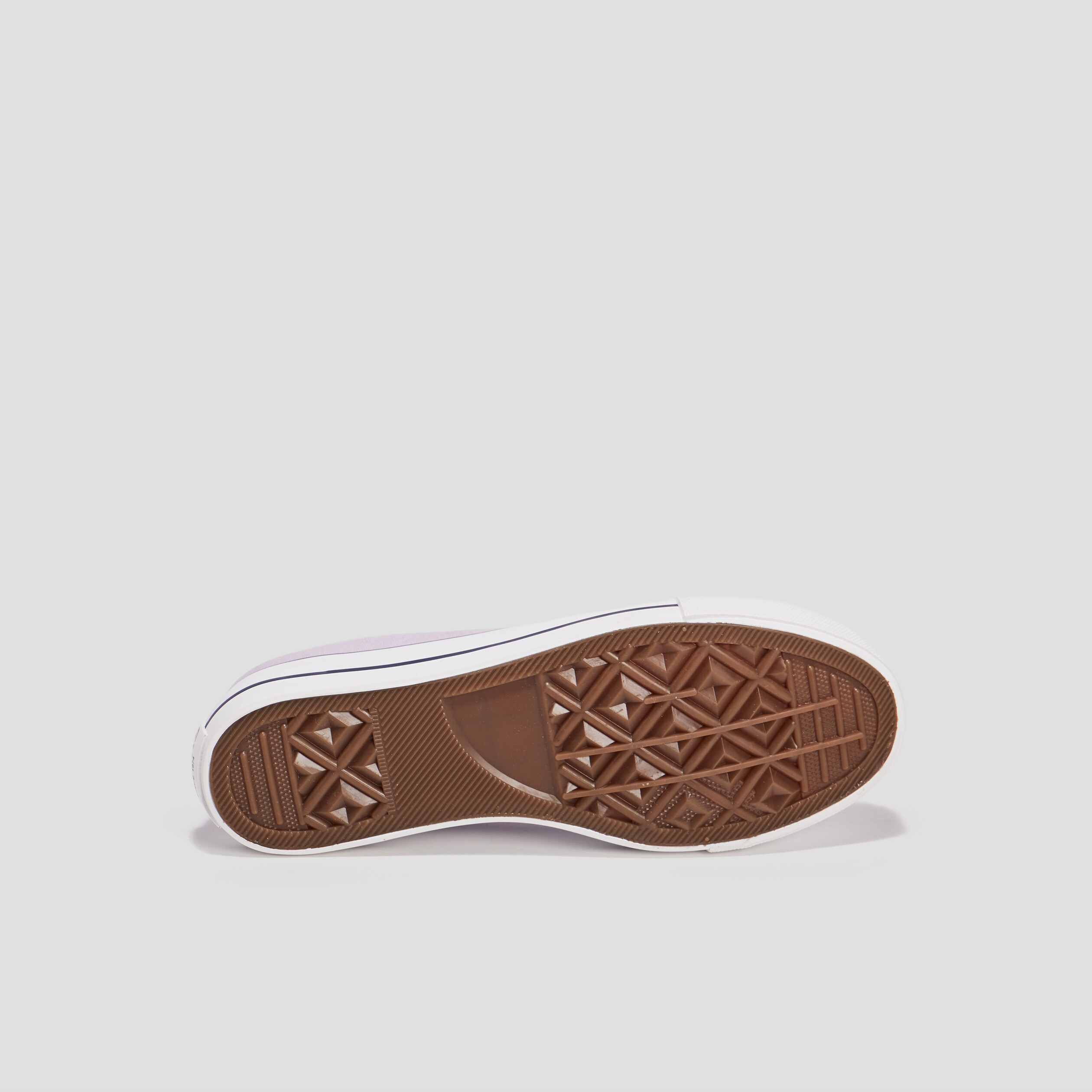 Tennis en toile à lacets mauve femme | La Halle