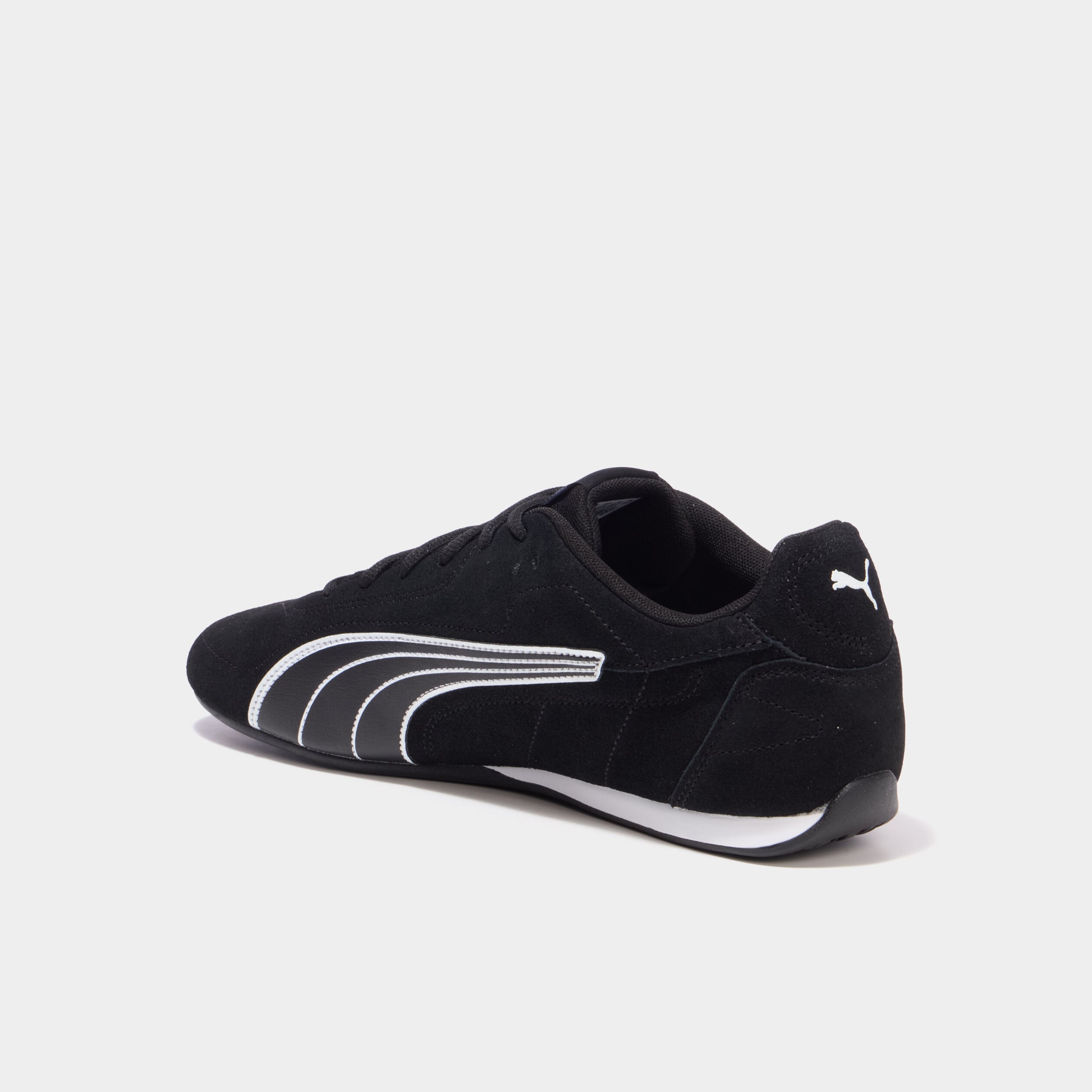 Baskets running en cuir Puma Catch SD noir homme | La Halle
