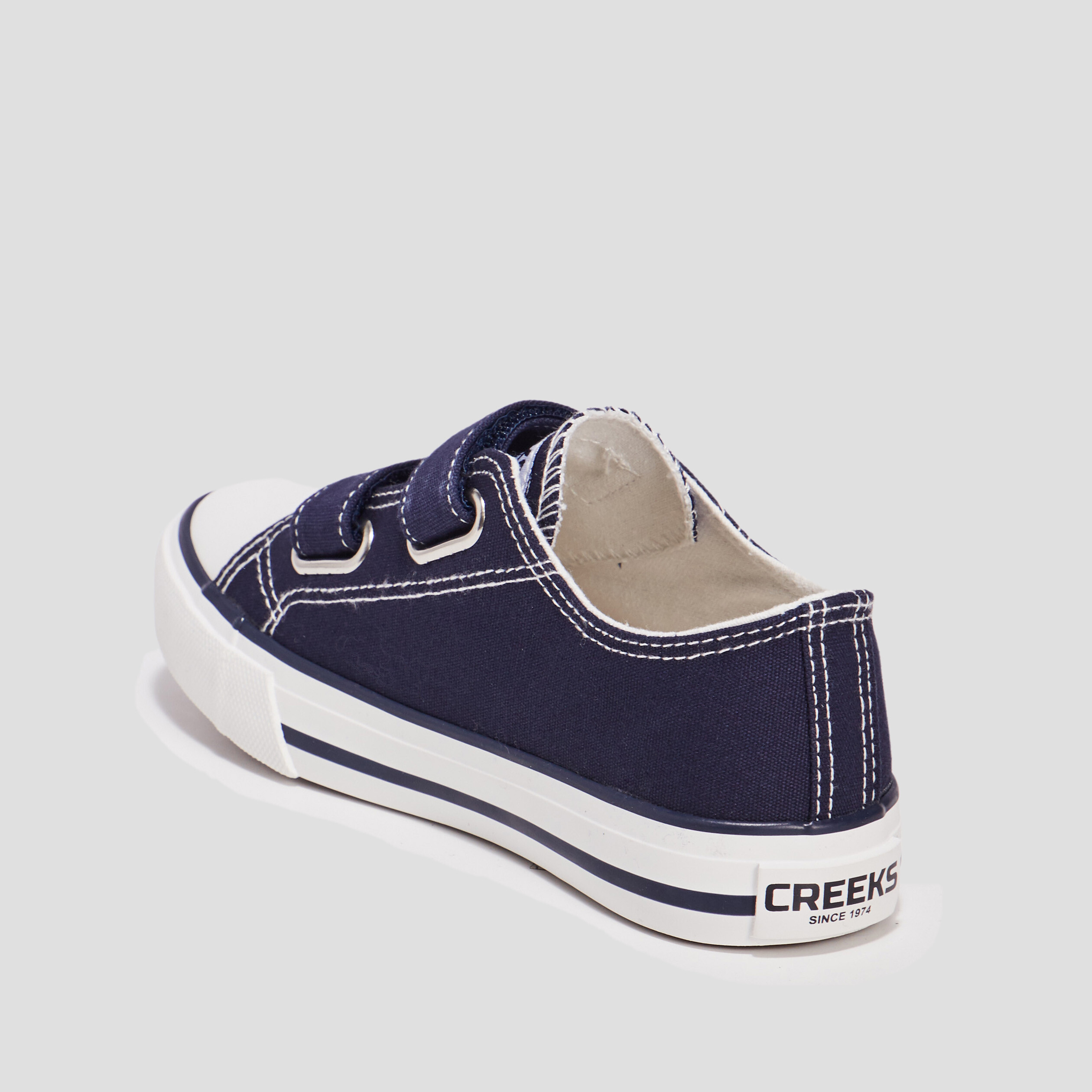 Tennis en toile à scratchs bleu marine garçon | La Halle