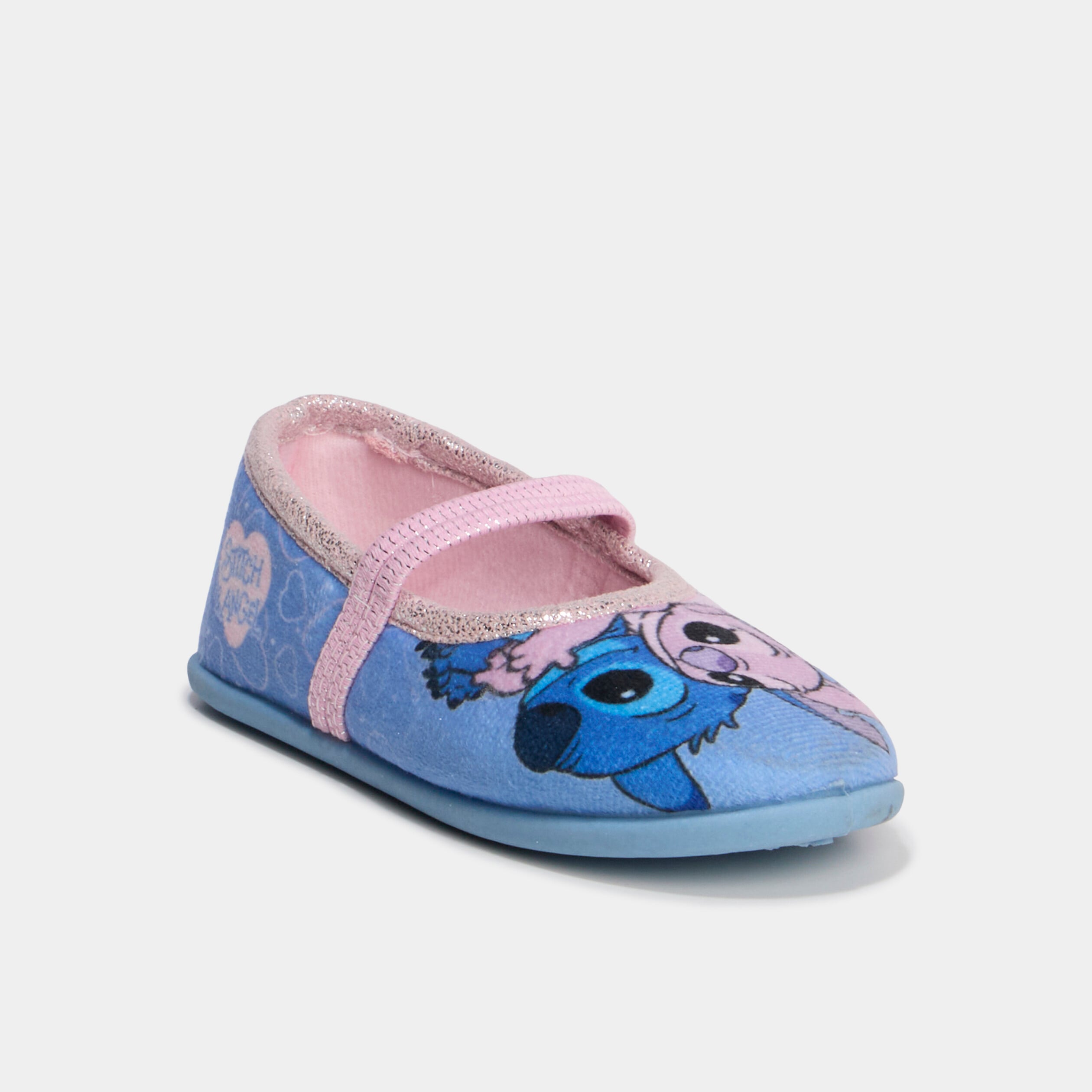 Chaussons ballerines Stitch bleu fille | La Halle