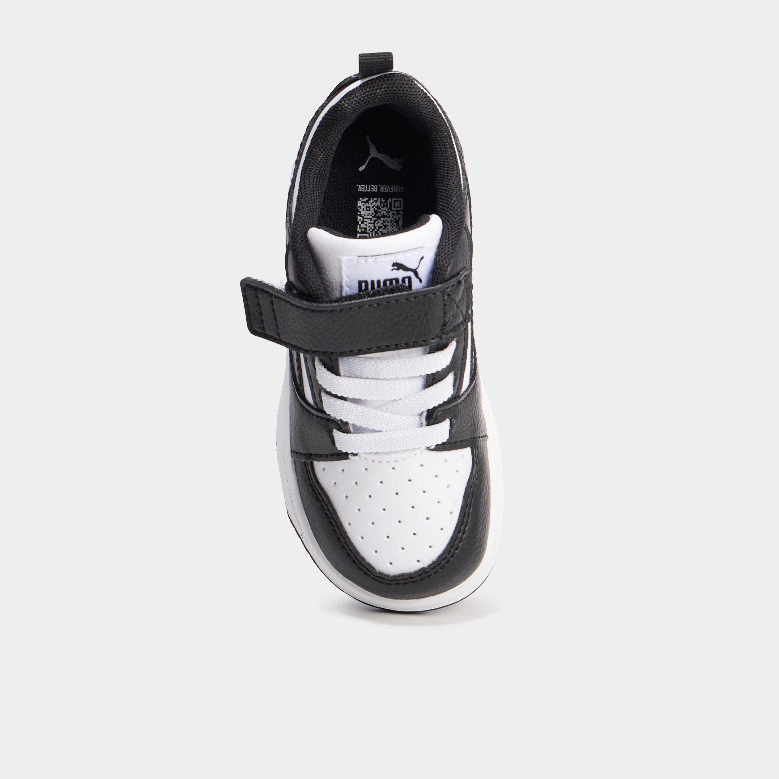 Tennis basses Puma Rebound V6 noir garçon | La Halle