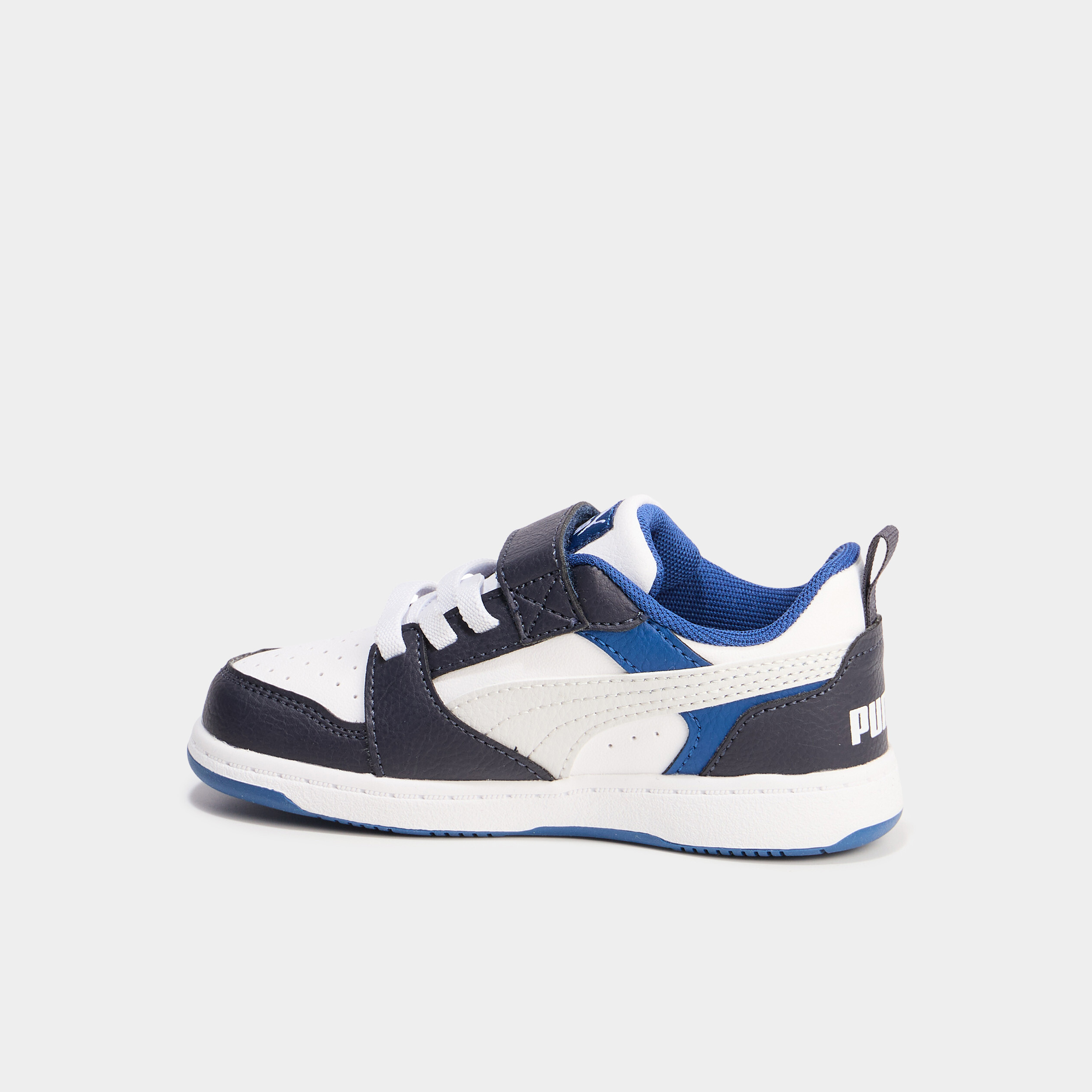Tennis basses Puma Rebound V6 bleu foncé garçon | La Halle