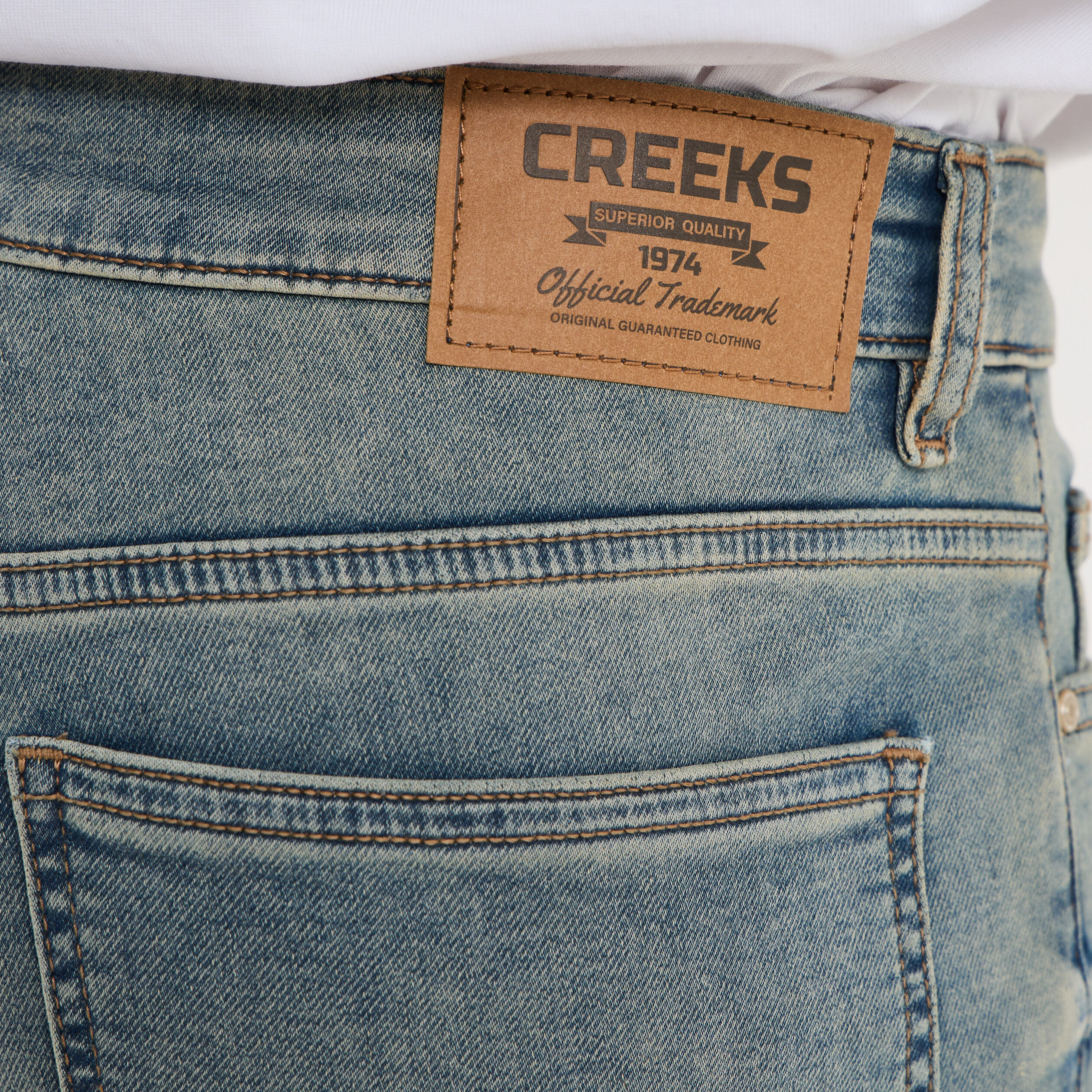 Jean stretch coupe regular denim double stone homme | La Halle