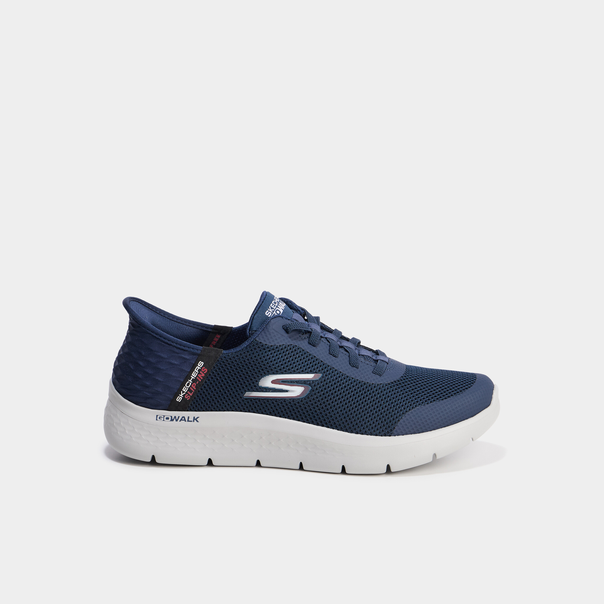 Baskets running Slip Ins GO WALK FLEX bleu homme | La Halle