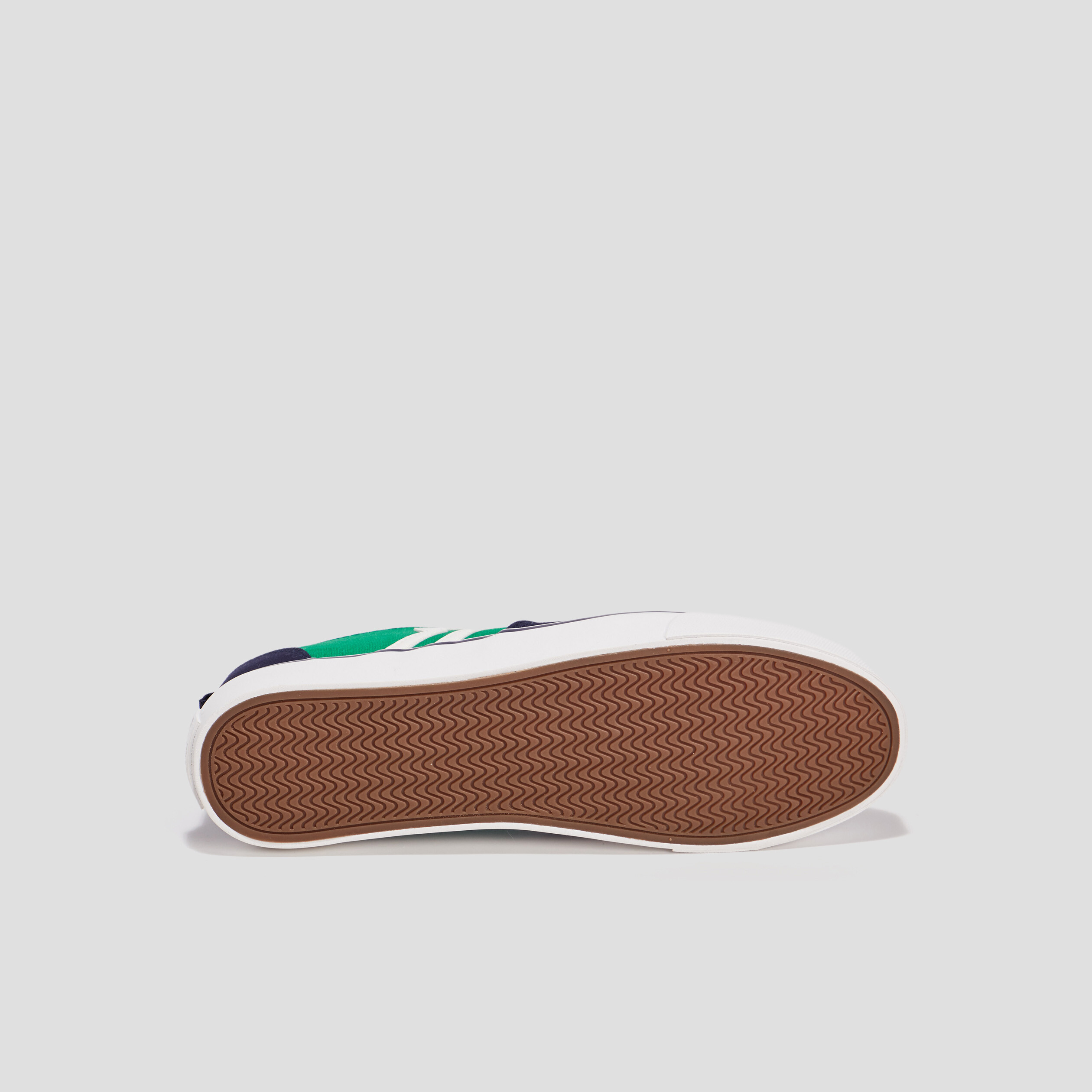 Tennis en toile à lacets multicolore homme | La Halle