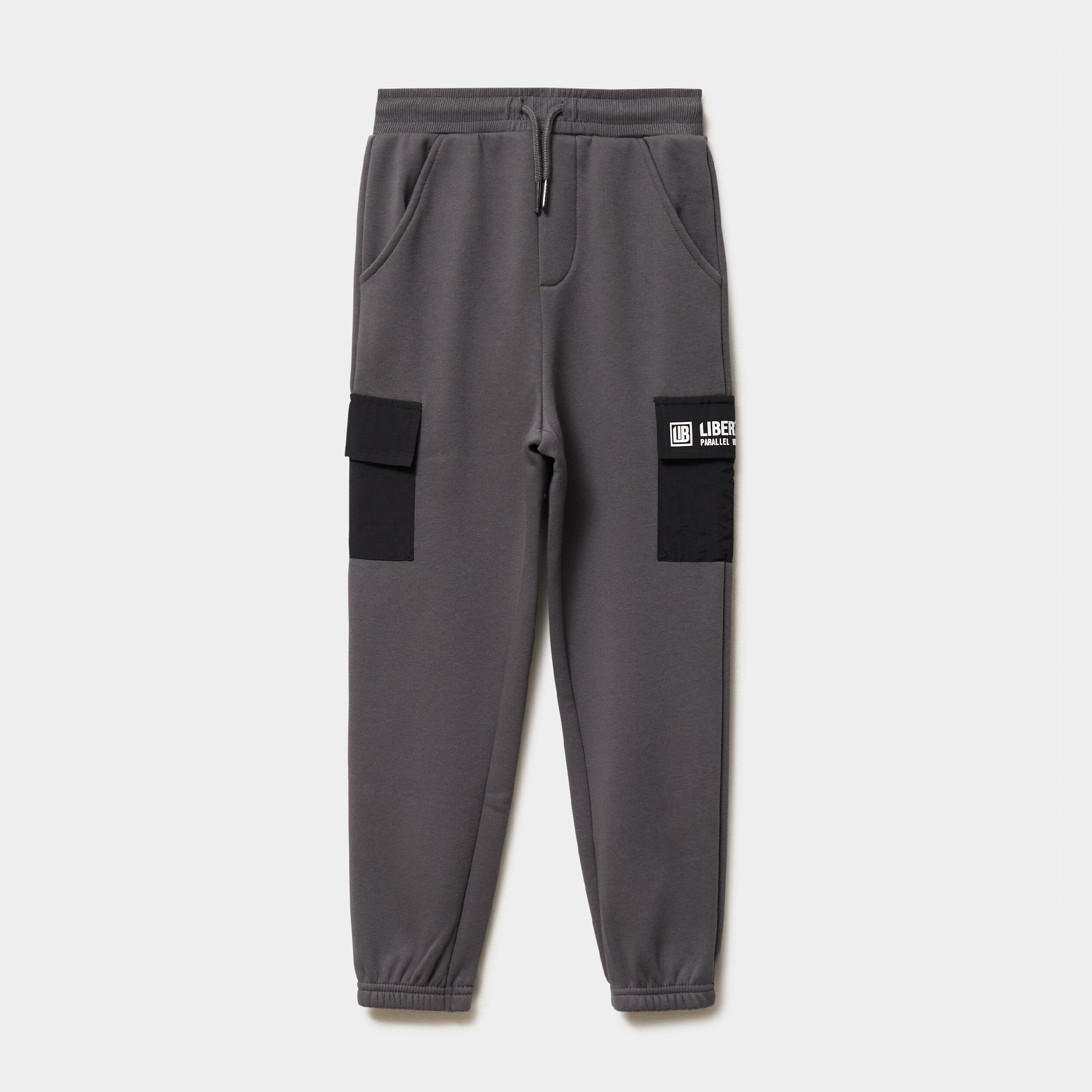 Pantalon de jogging droit doublé chaud gris foncé garçon | La Halle