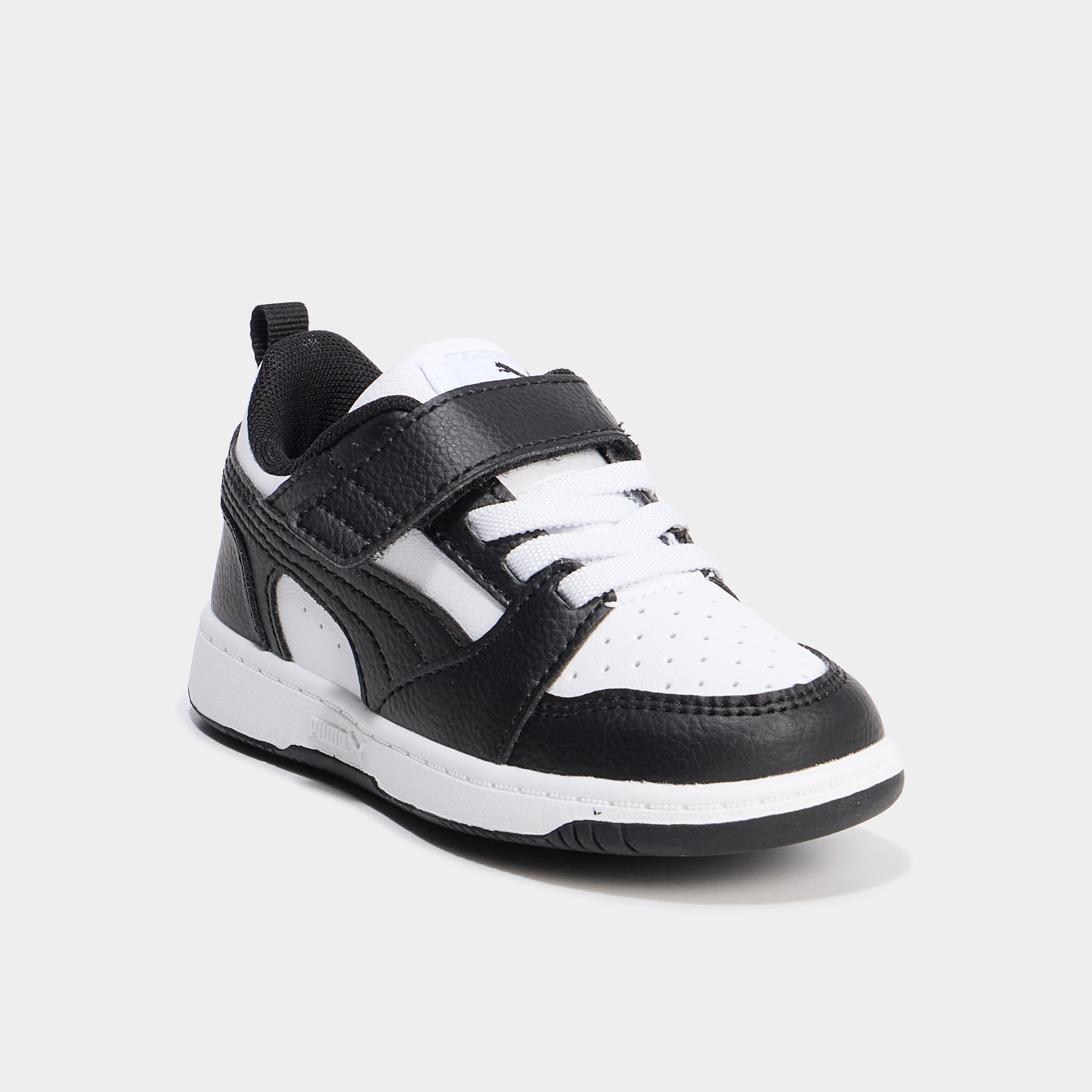 Tennis basses Puma Rebound V6 noir garçon | La Halle