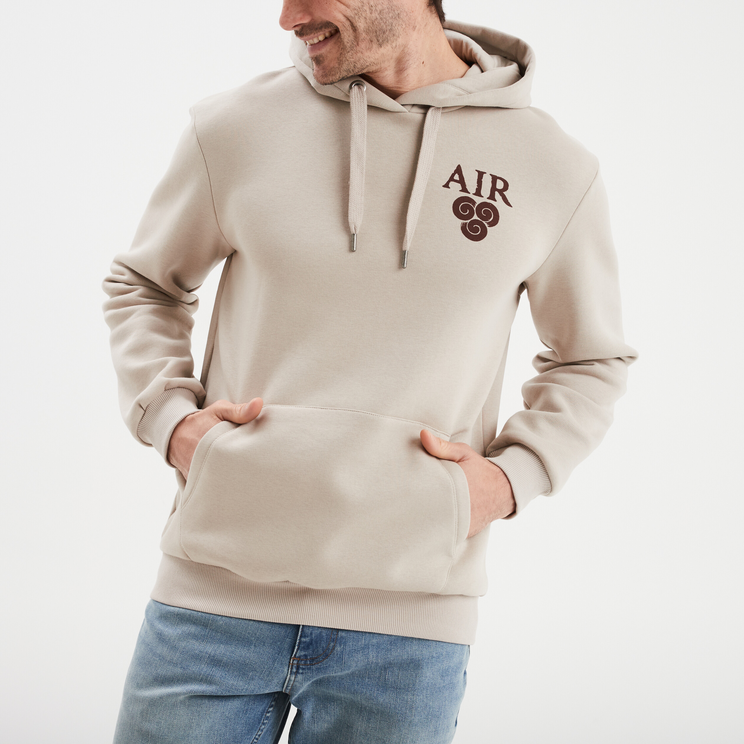 Sweat à capuche hoodie Avatar sable homme | La Halle