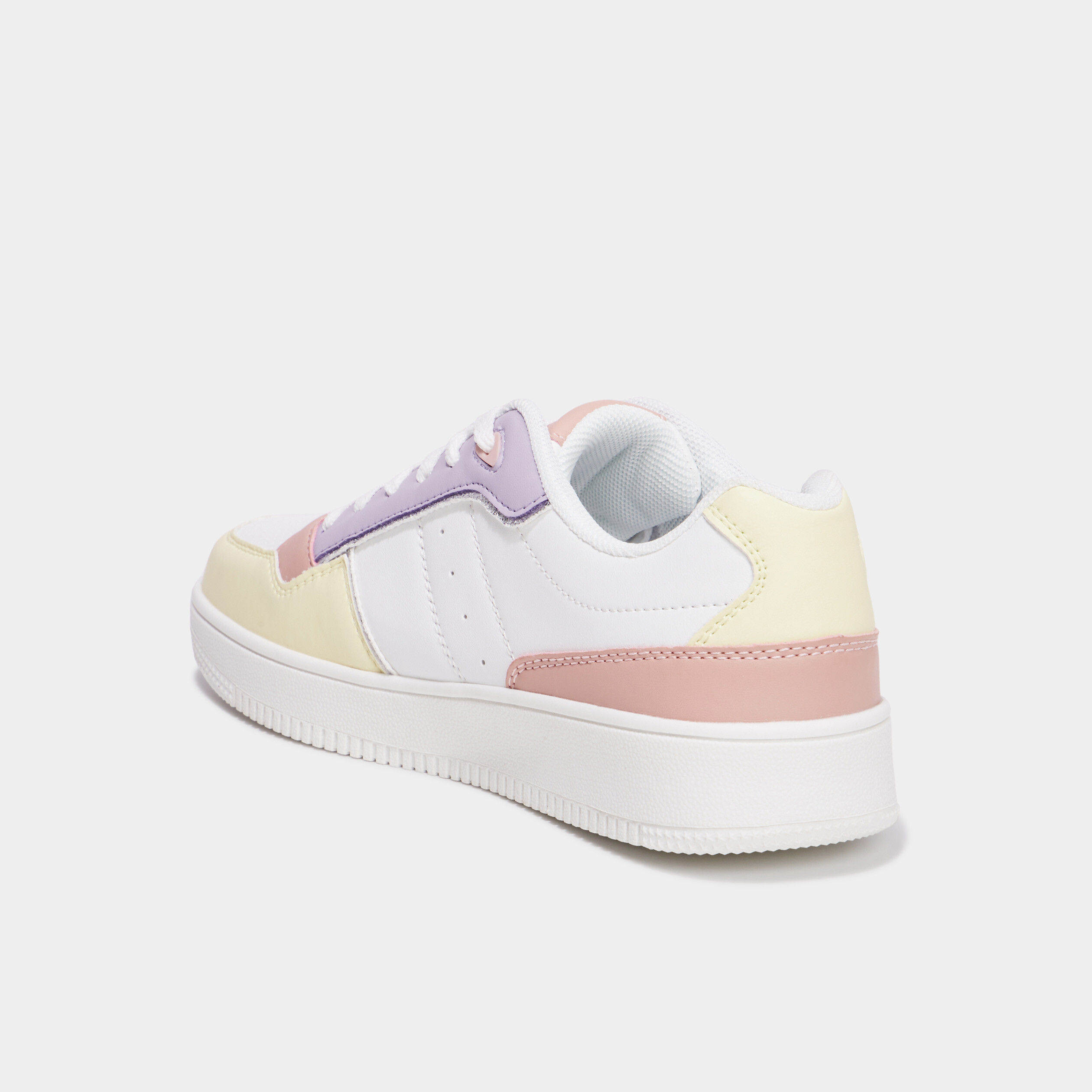 Tennis basses à lacets Creeks jaune fille | La Halle