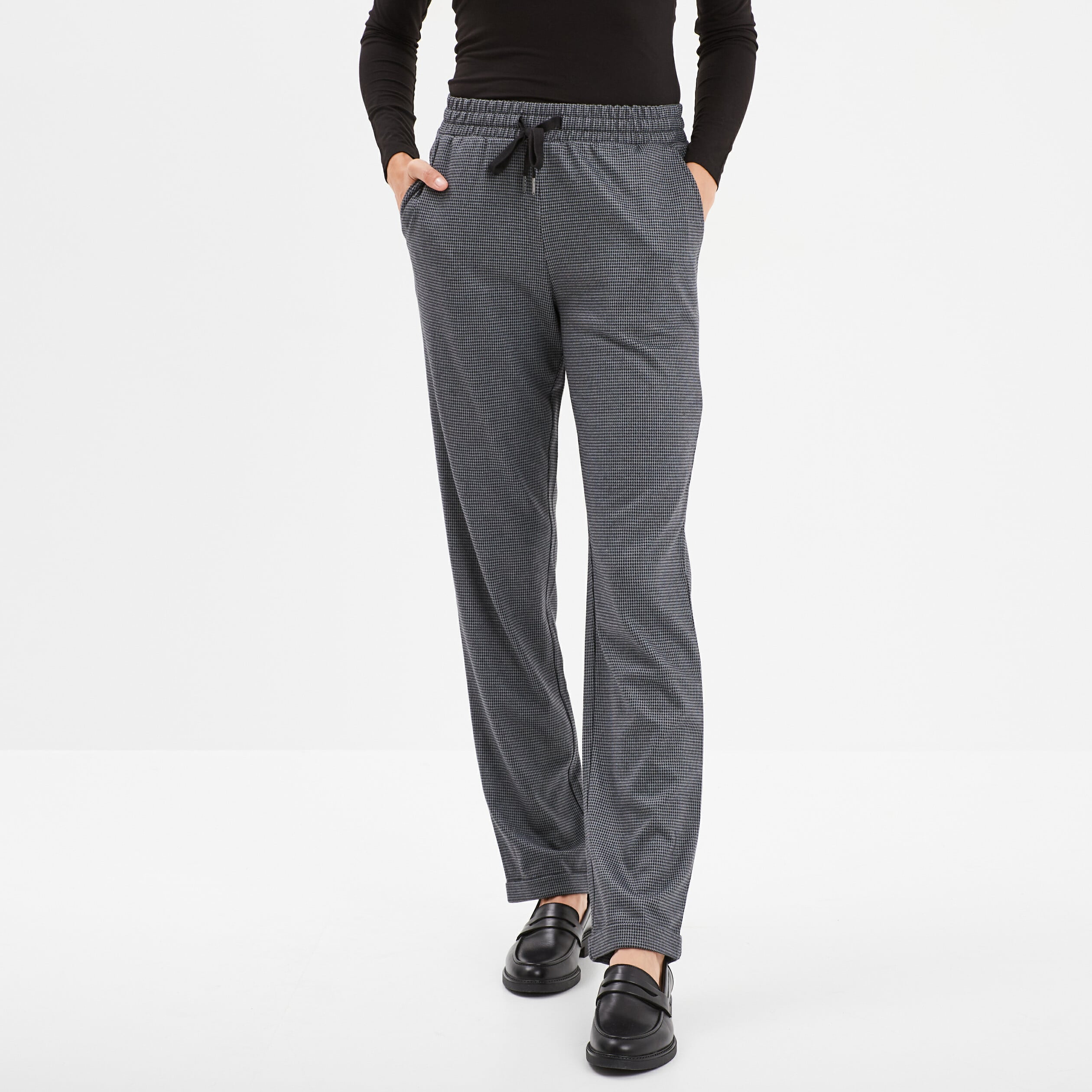 Pantalon de jogging slim gris foncé femme | La Halle