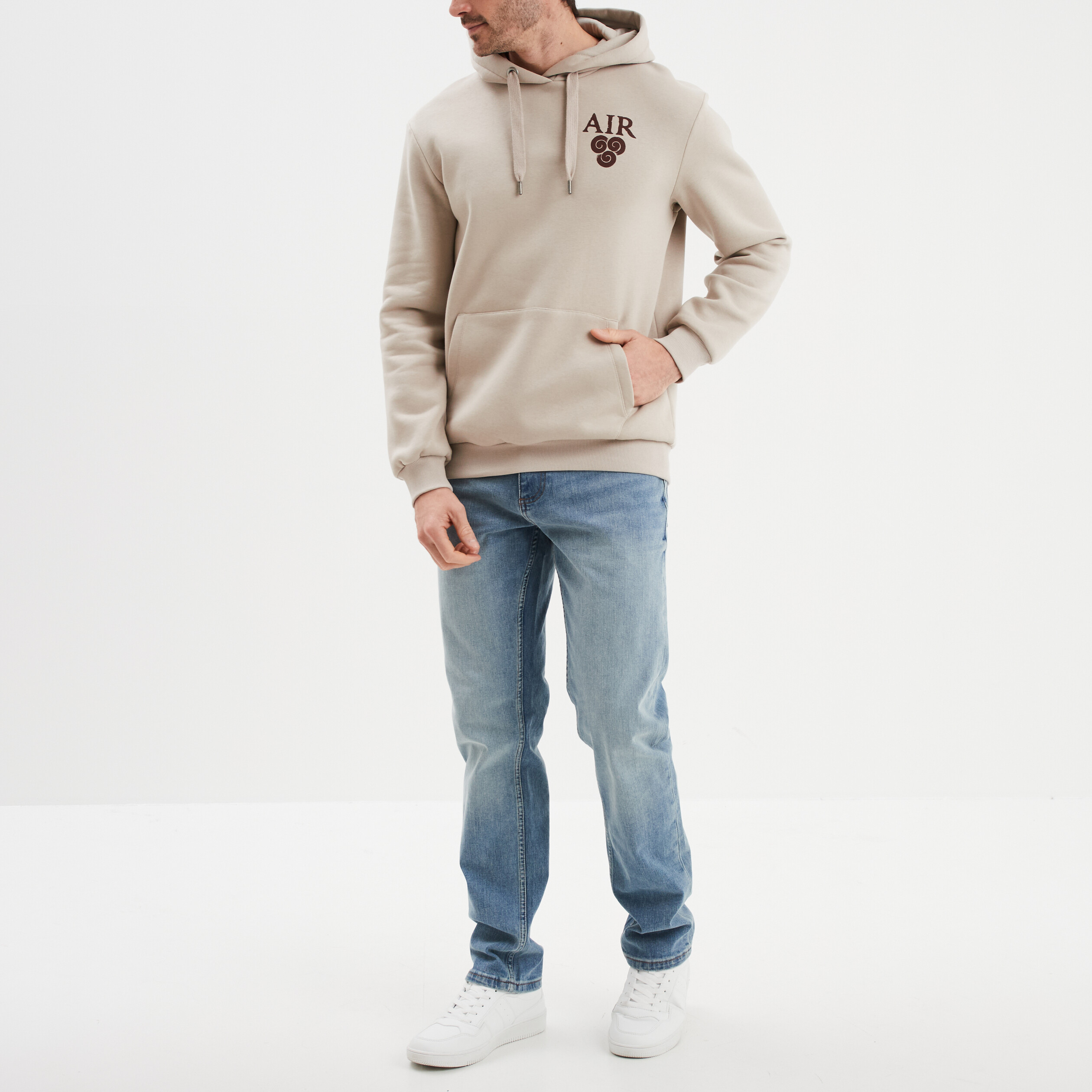 Sweat à capuche hoodie Avatar sable homme | La Halle