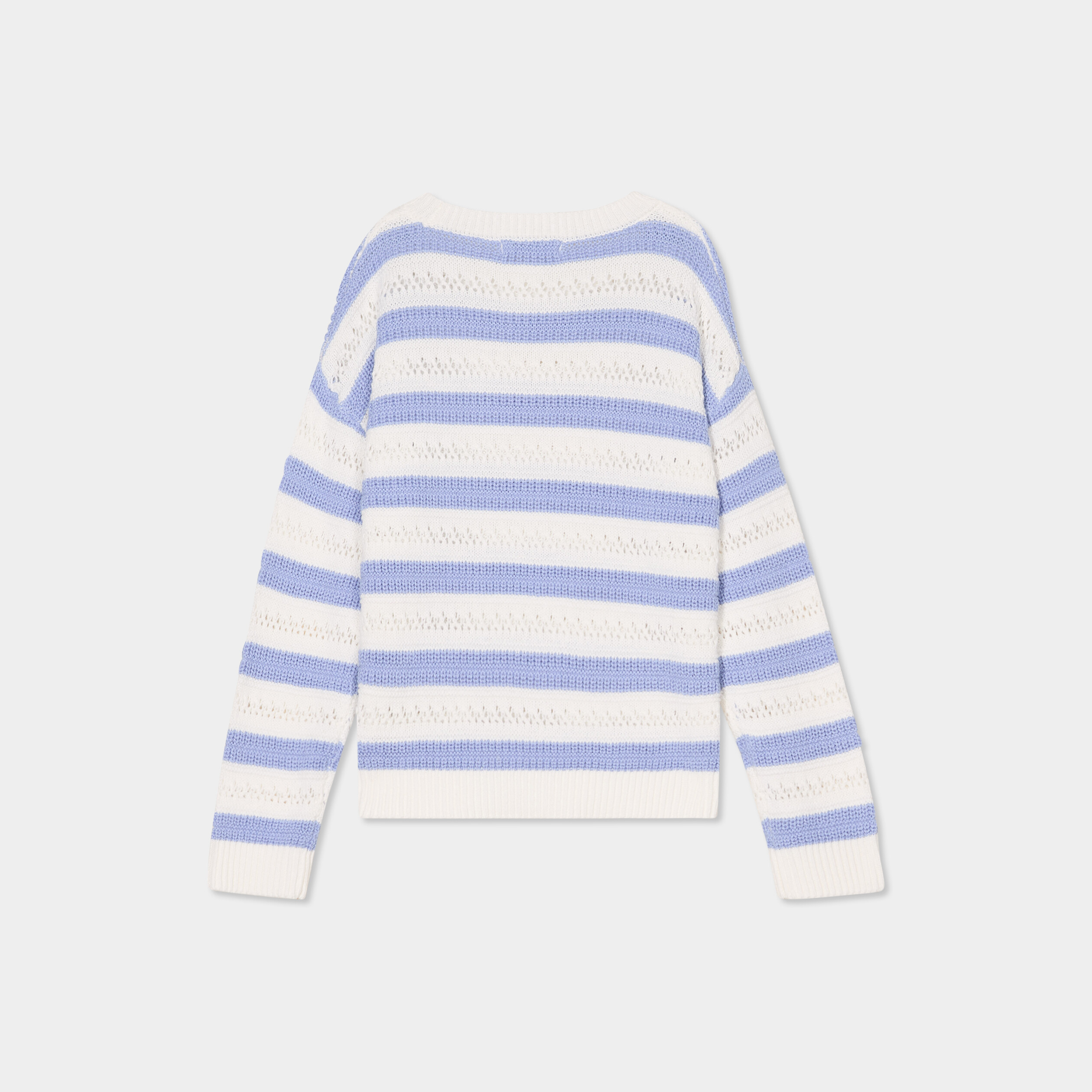 Pull manches longues coton ecru fille | La Halle