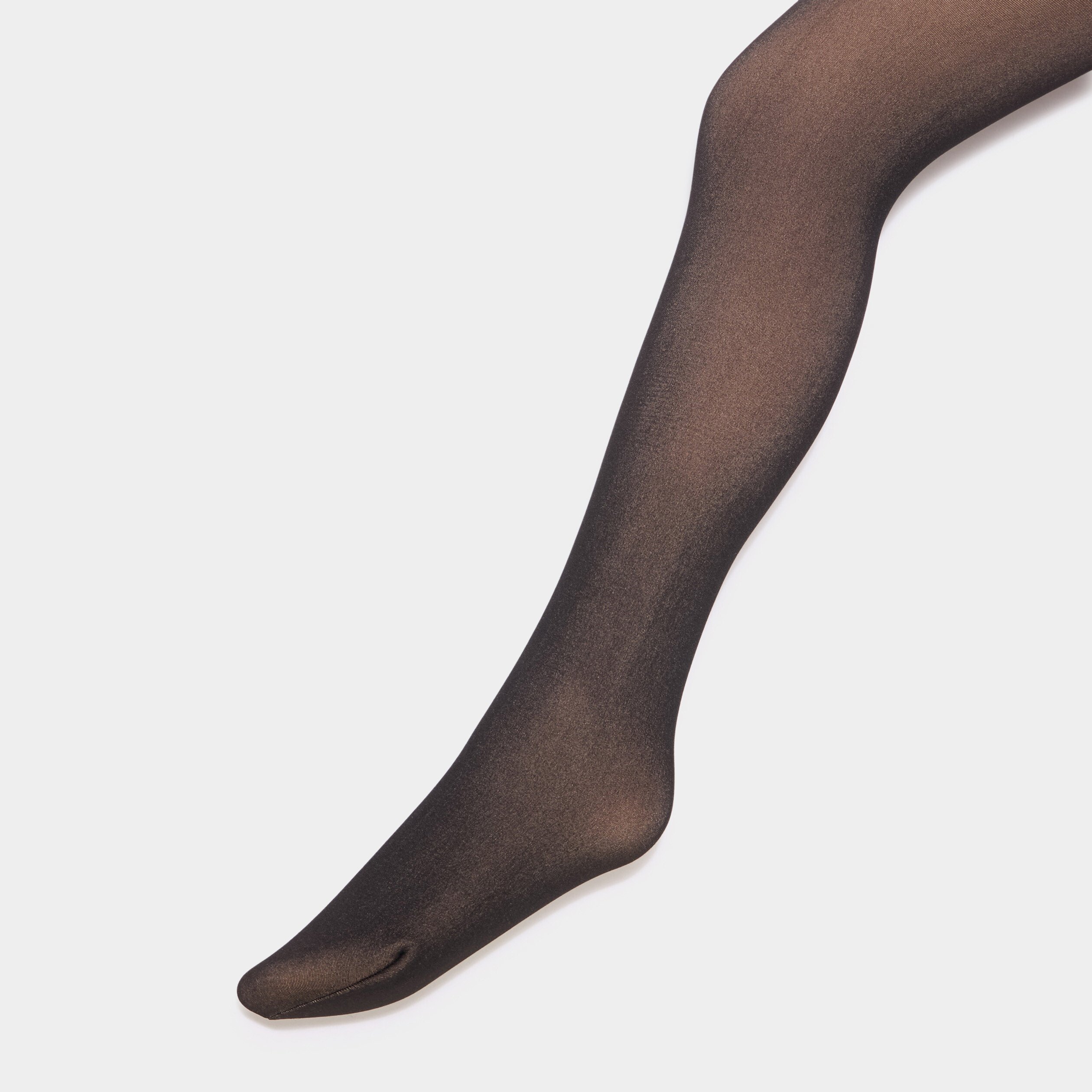 Collant polaire effet transparent 200D noir femme | La Halle