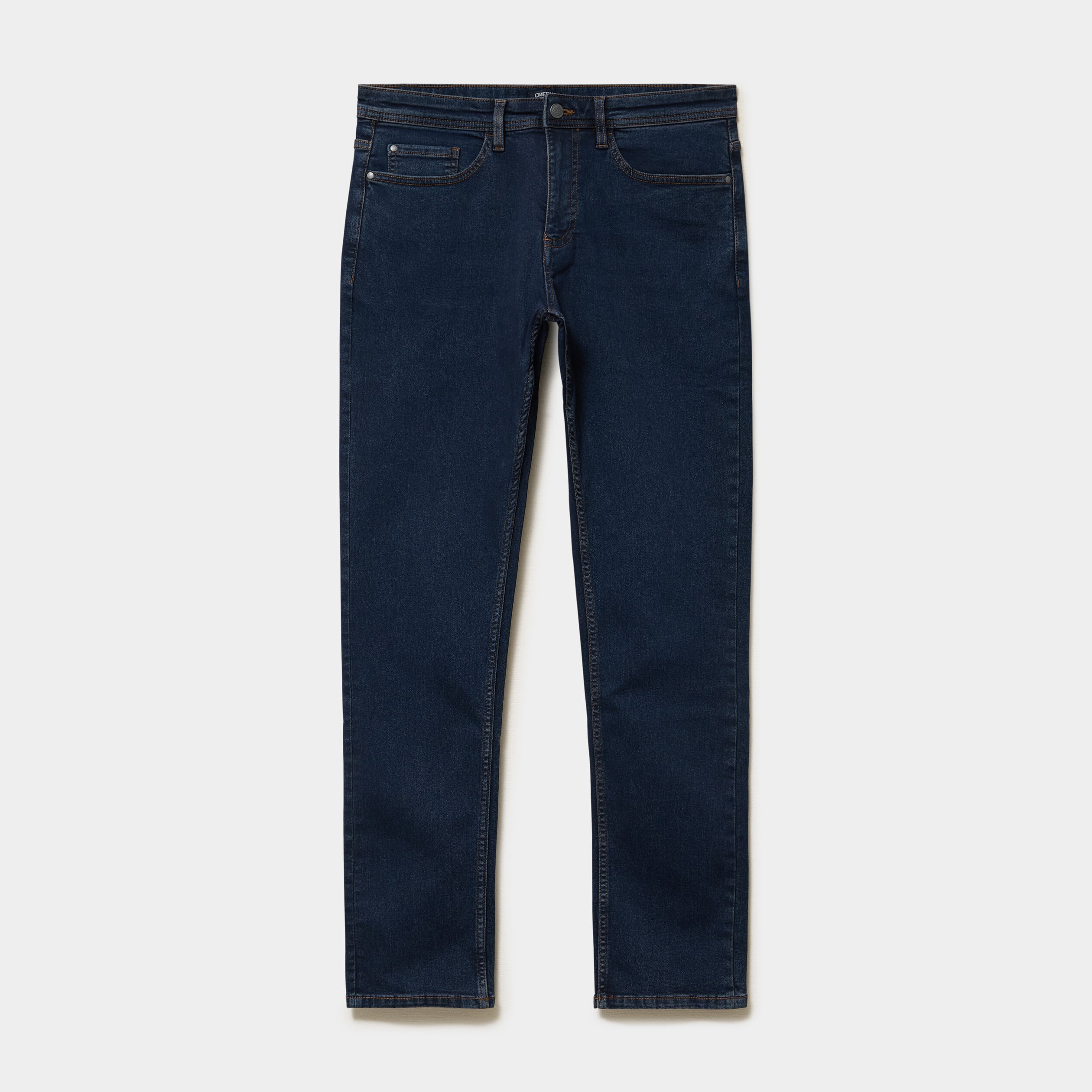 Jean straight 5 poches denim brut homme | La Halle