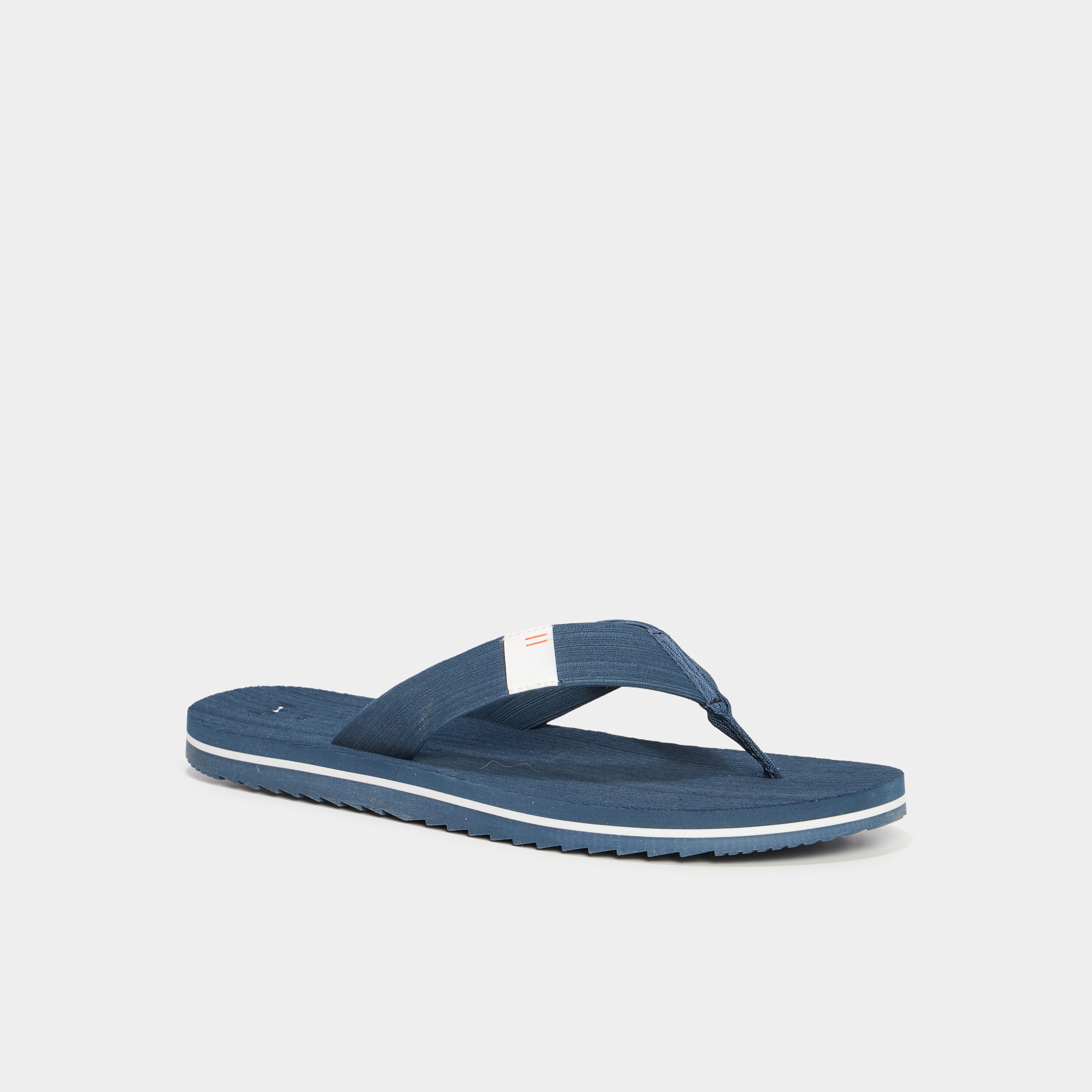 Tongs de plage bleu marine homme | La Halle