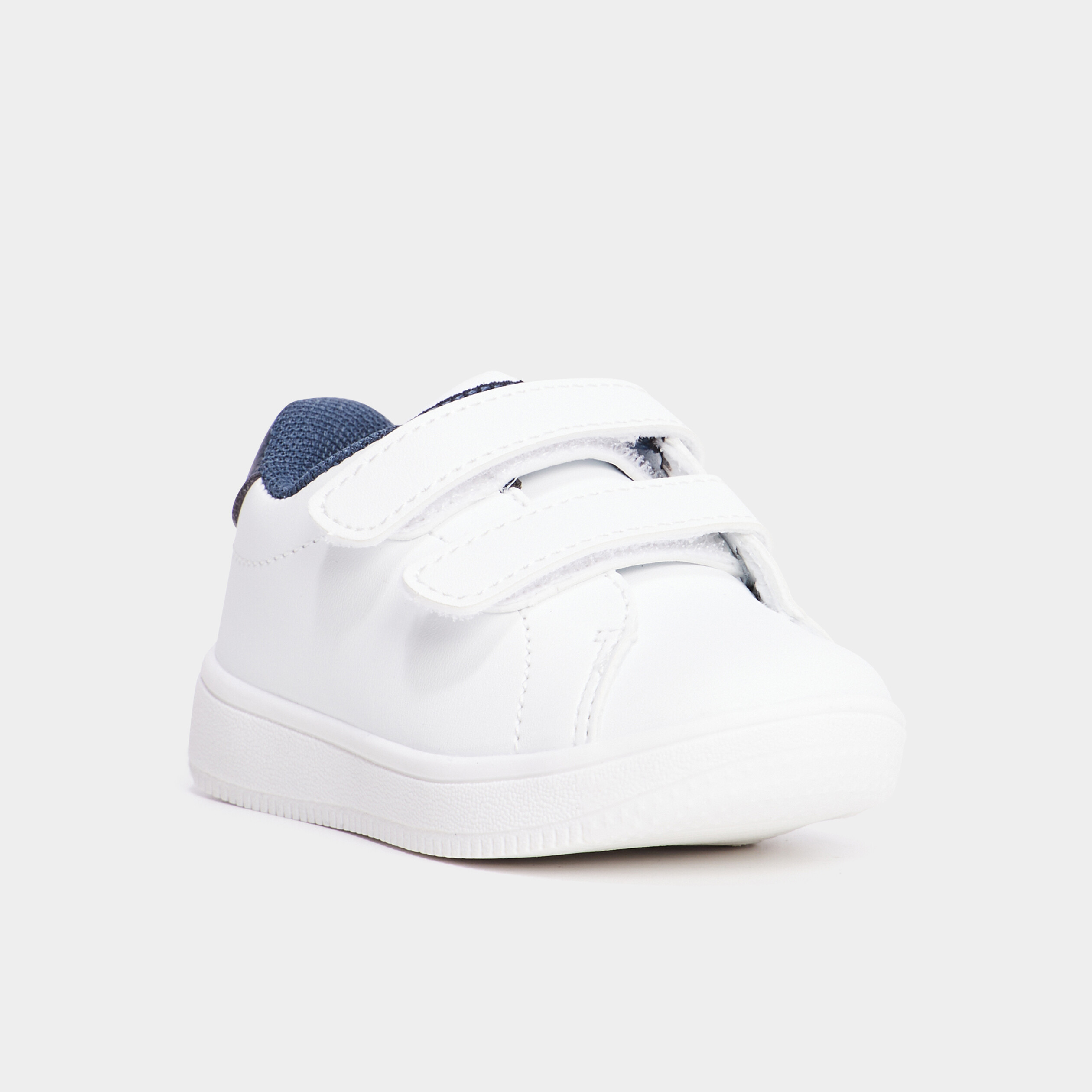 Tennis à scratch Creeks blanc bébé garçon | La Halle