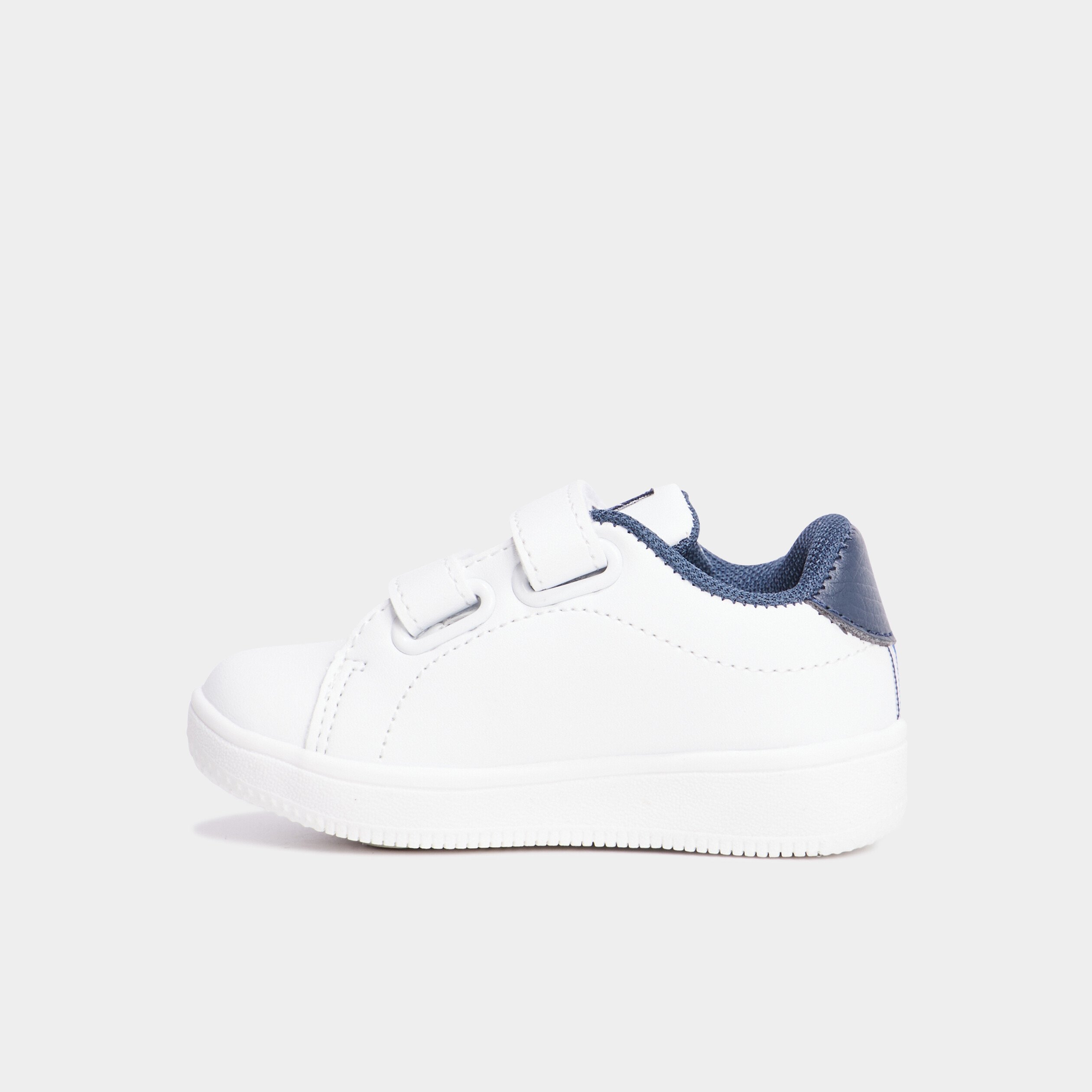 Tennis à scratch blanc bébé garçon | La Halle