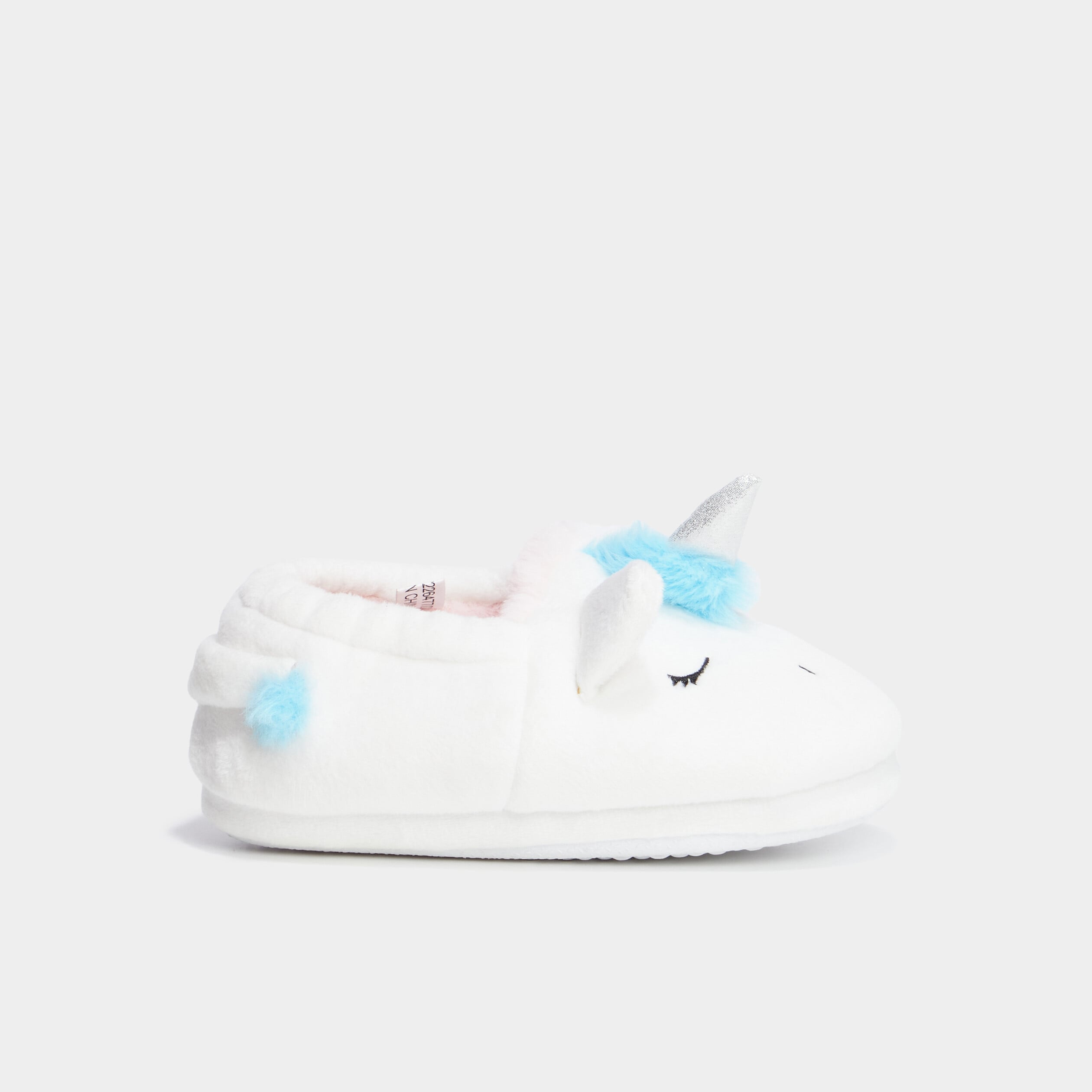 Chaussons effet polaire blanc fille | La Halle