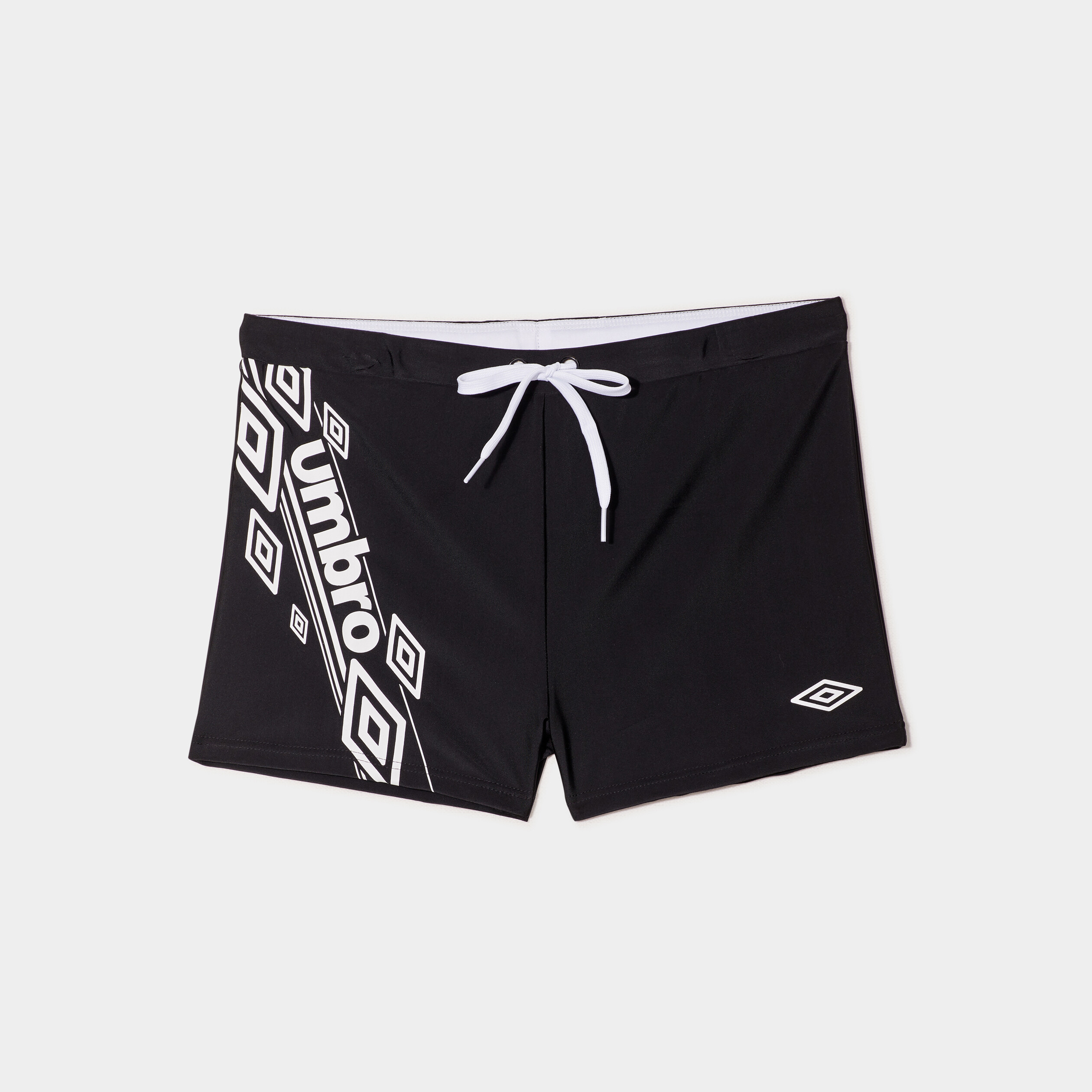 Boxer de bain taille élastiquée blanc homme | La Halle