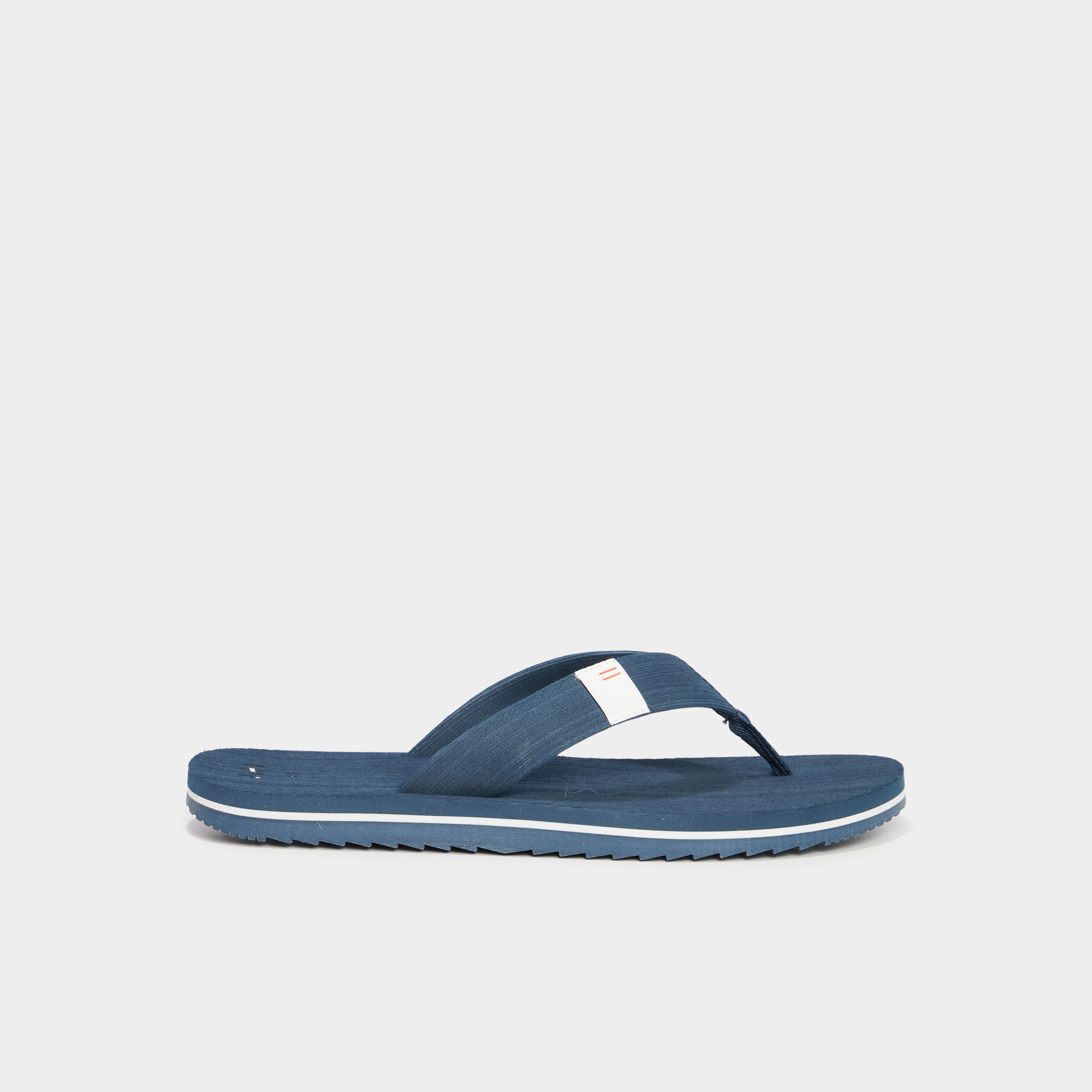 Tongs de plage bleu marine homme | La Halle